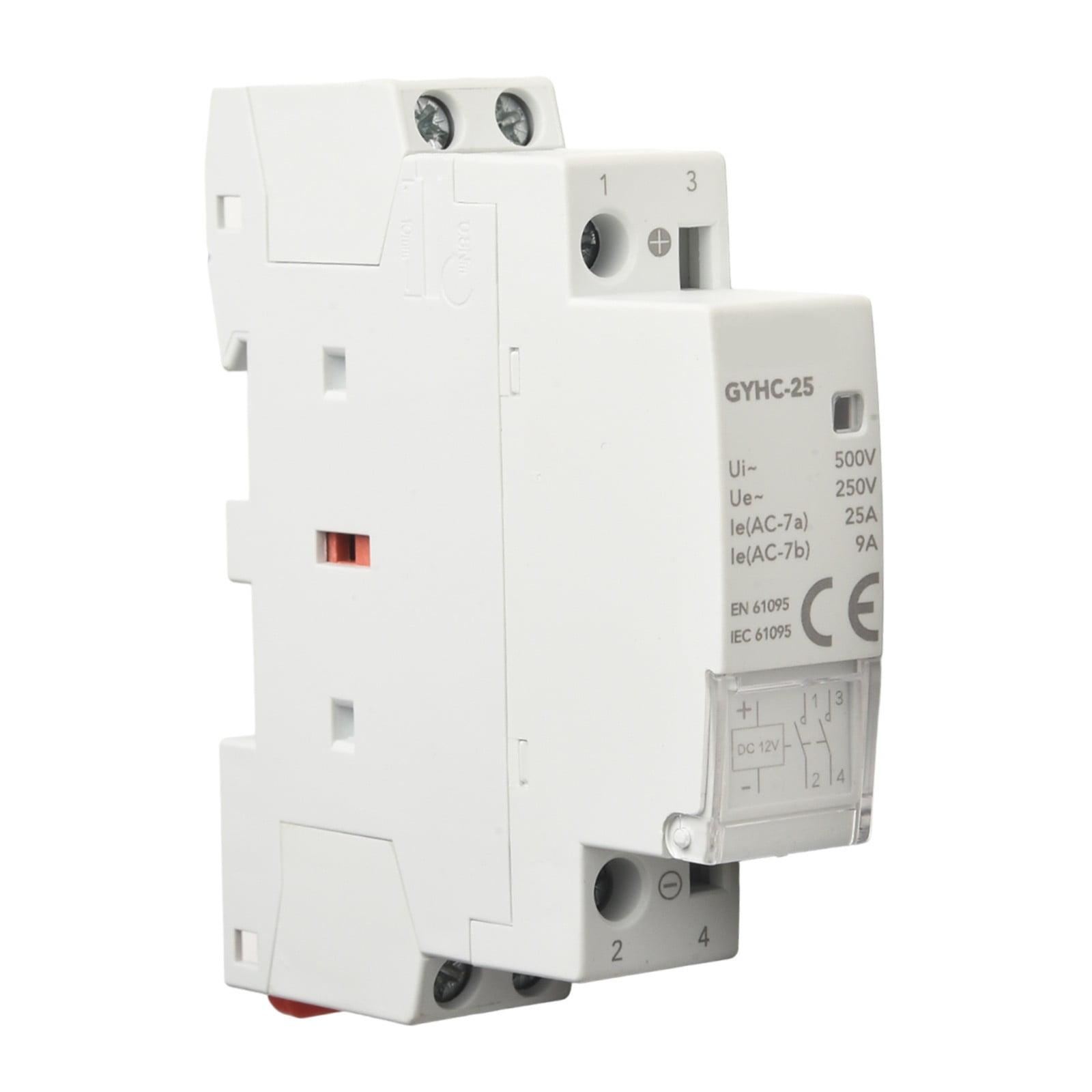 GLFS Auto Modular Contactor Household Circuit Control Din Rail Mount 2P ...