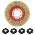 GLFS Brass Steel Wire Wheel for Deburring Rust Removal Long lasting ...