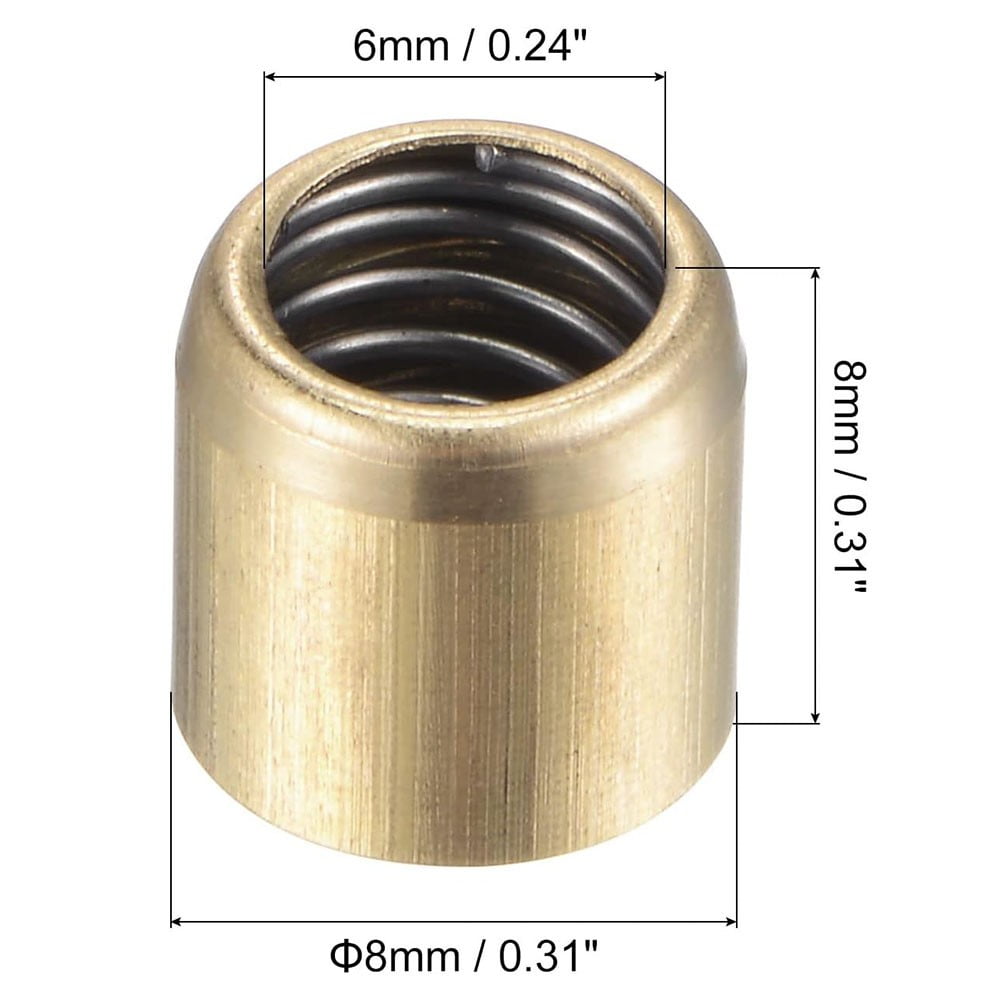 GLFS Copper Oil Cup Straight-through Pressure Injection Oil Cup Grease ...