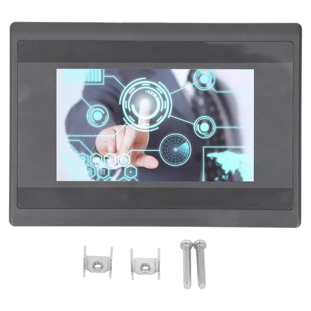 GLFS HMI Touch Screen 4.3in TFT LCD PLC Control Screen 12 In 8 Out ...