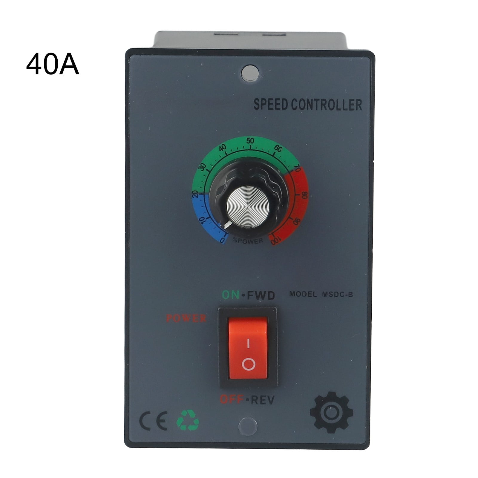 GLFS MSDC-B Brushed DC Motor Speed Controller 10A-40A for 775 795 DC ...