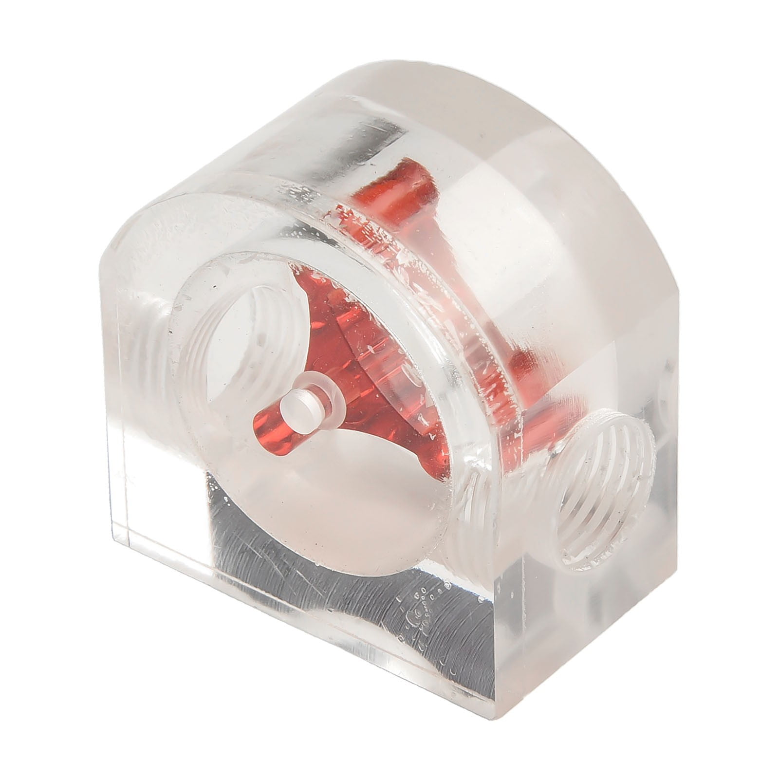 GLFS Water Cooled Flowing Meter Indicator G1/4 Threaded Indicator 2-way ...