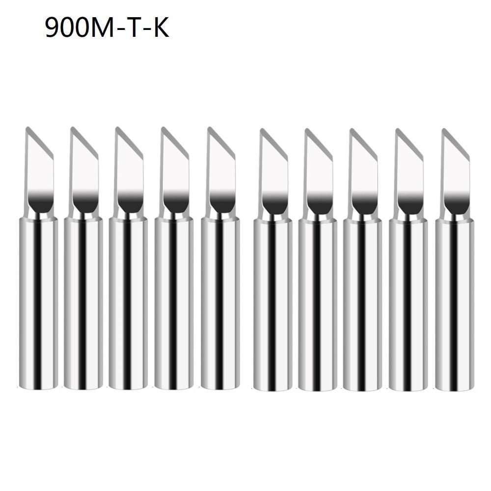 GLFSIL 10Pcs/Lot Lead Free Soldering Iron Tips 900M-T Series Welding Solder tools - Walmart.com