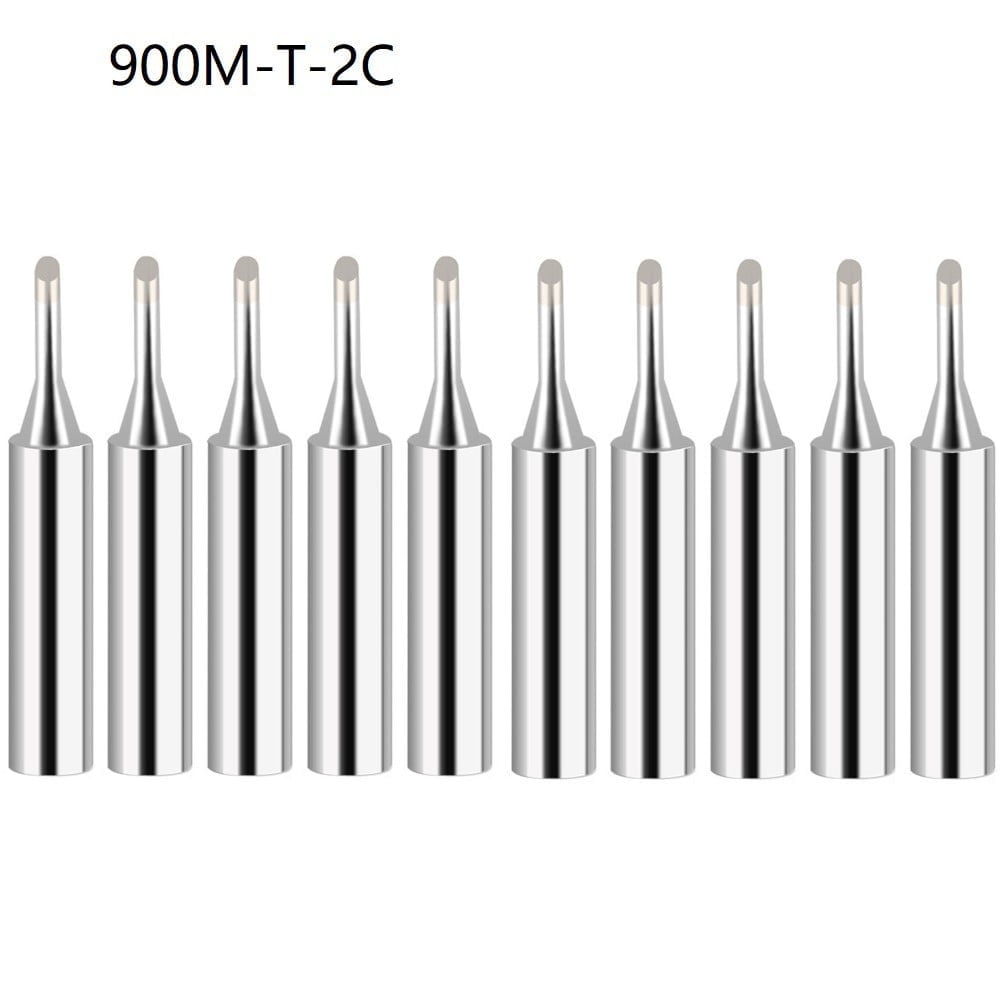 GLFSIL 10Pcs/Lot Lead Free Soldering Iron Tips 900M-T Series Welding Solder tools - Walmart.com