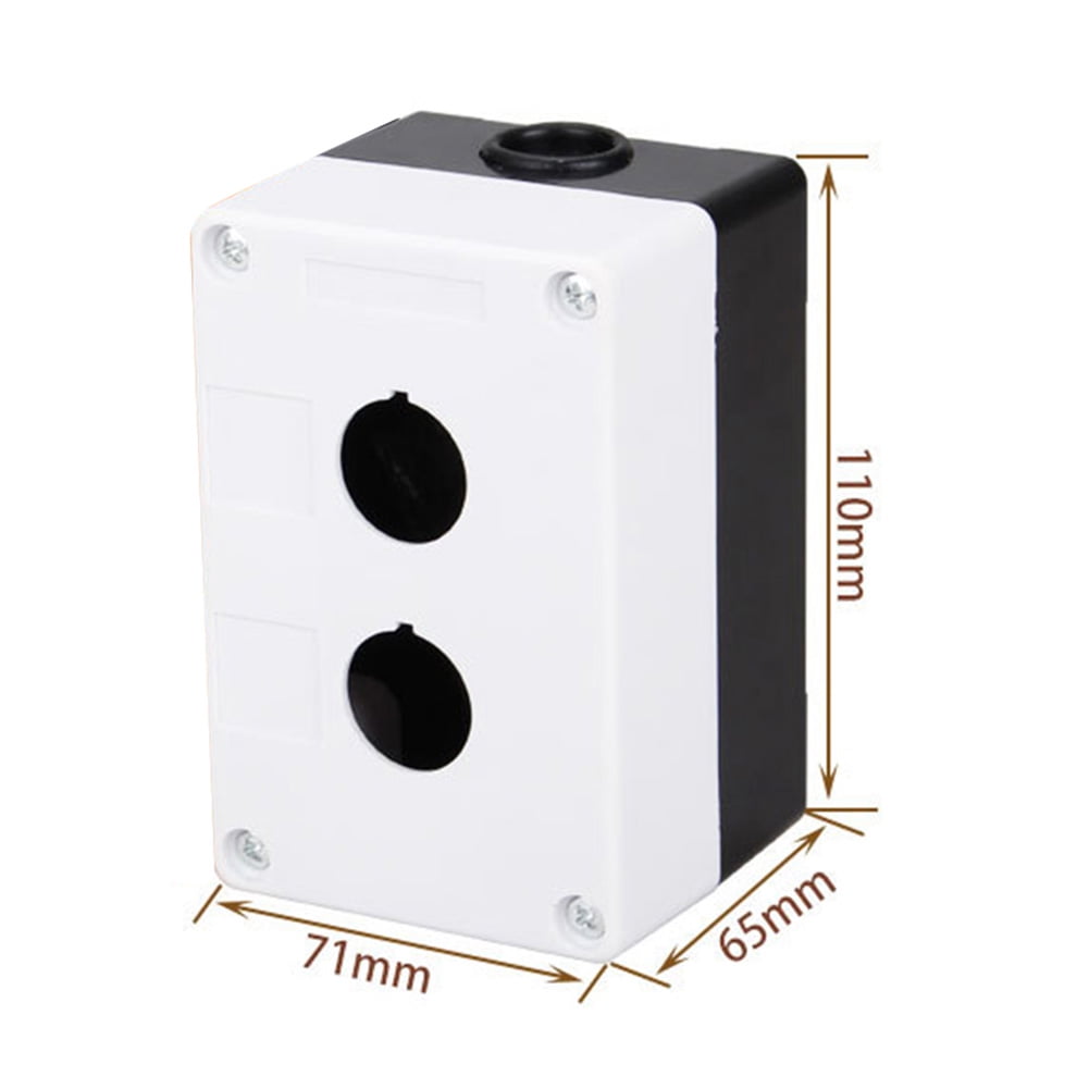 GLFSIL 22mm Hole Emergency Stop push button switch box waterproof ...
