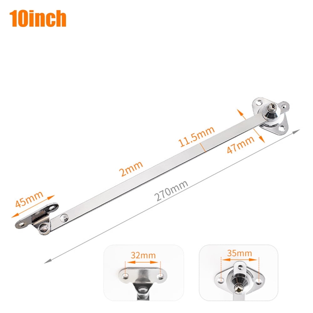 GLFSIL 2PCS Cabinet Cupboard Door Flap Stay Hinge Down Drop Lid Support ...