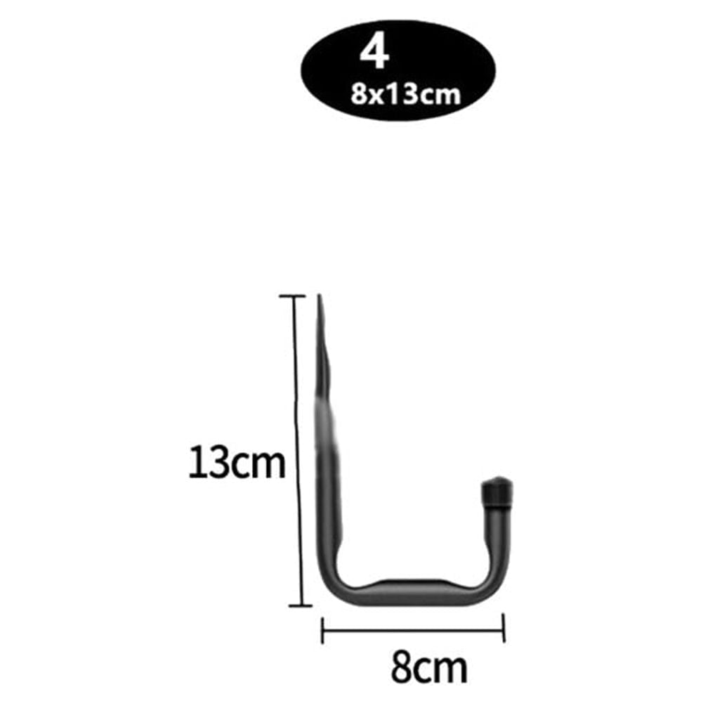 GLFSIL Heavy Duty Storage Hooks Wall Mounted for Ladder Garage Bikes ...