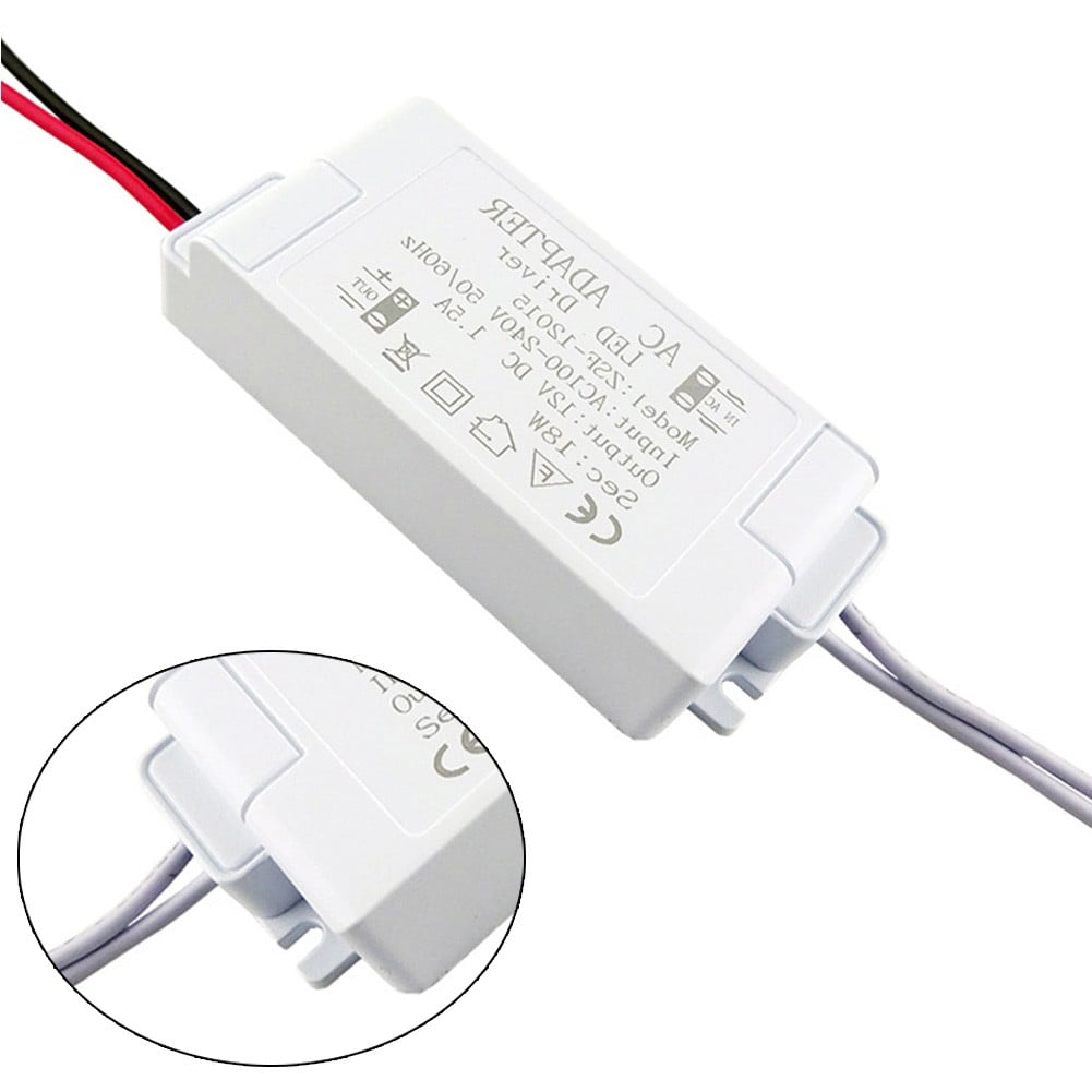 GLFSIL LED Driver Adapter AC 220 -240V To DC 12V Transformer Power ...