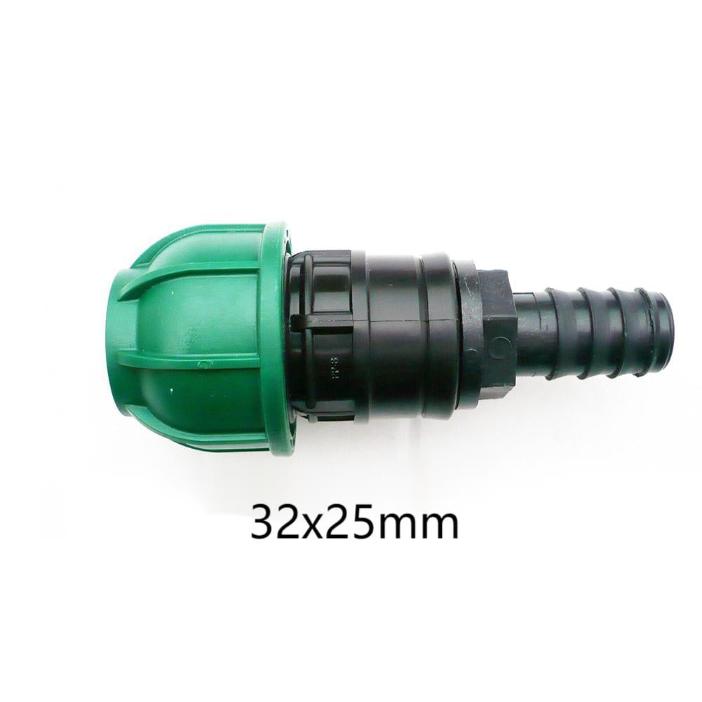 GLFSILL PP Threaded Fitting Ball Valve Stop Solid Pipe to Flexible Hose ...