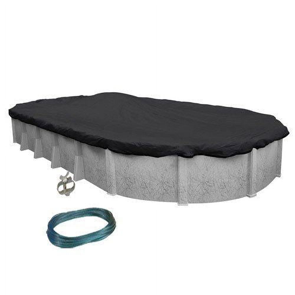 GLI Pool 451834OVESM3BX 18x34ft Oval Estate Mesh Winter Pool Cover ...