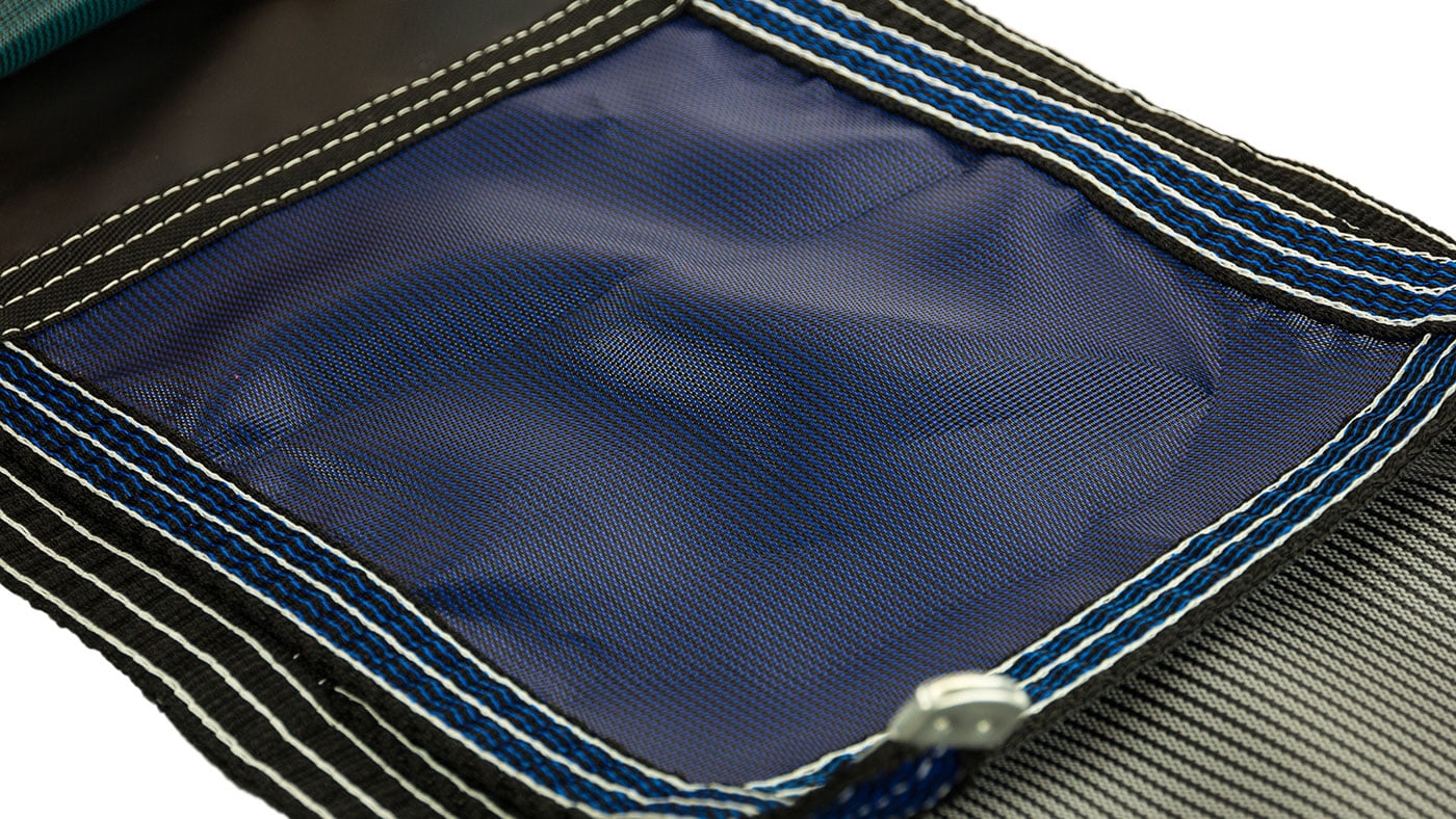 GLI Secur-A-Pool 16' x 40' Rectangle Blue Mesh Safety Cover for ...