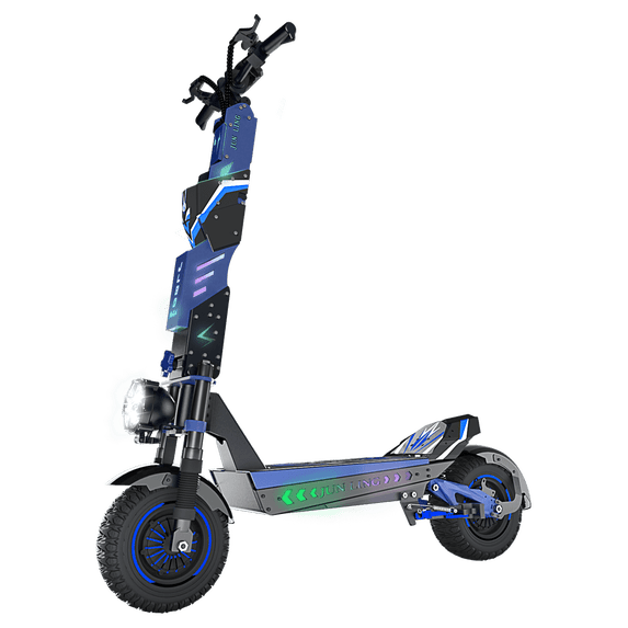 GLIDEZONE Off-Road Electric Scooter for Adults with 6000W Dual Motor ...