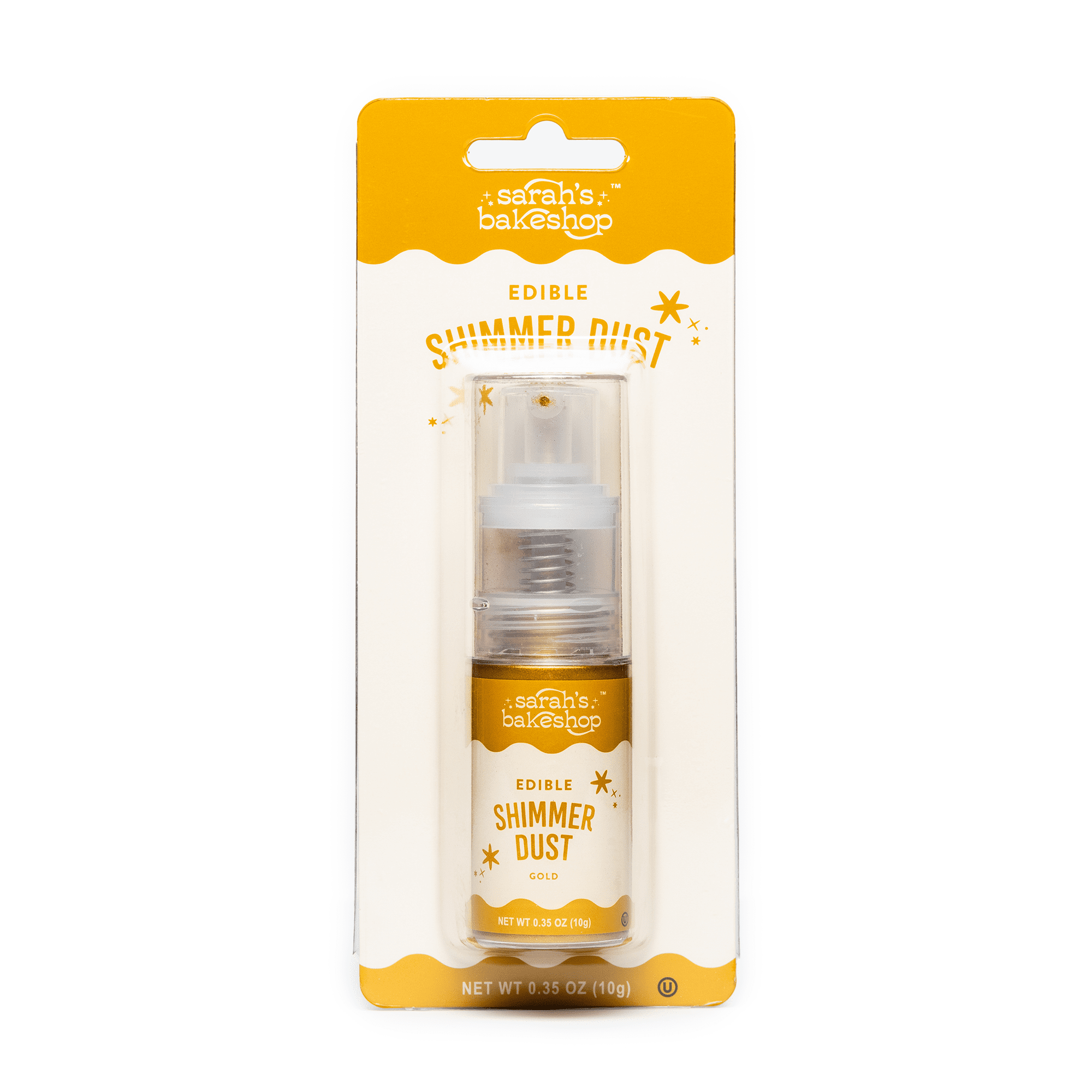 Sarah's Bakeshop Edible Shimmer Dust Pump Gold 0.35oz - Walmart ...