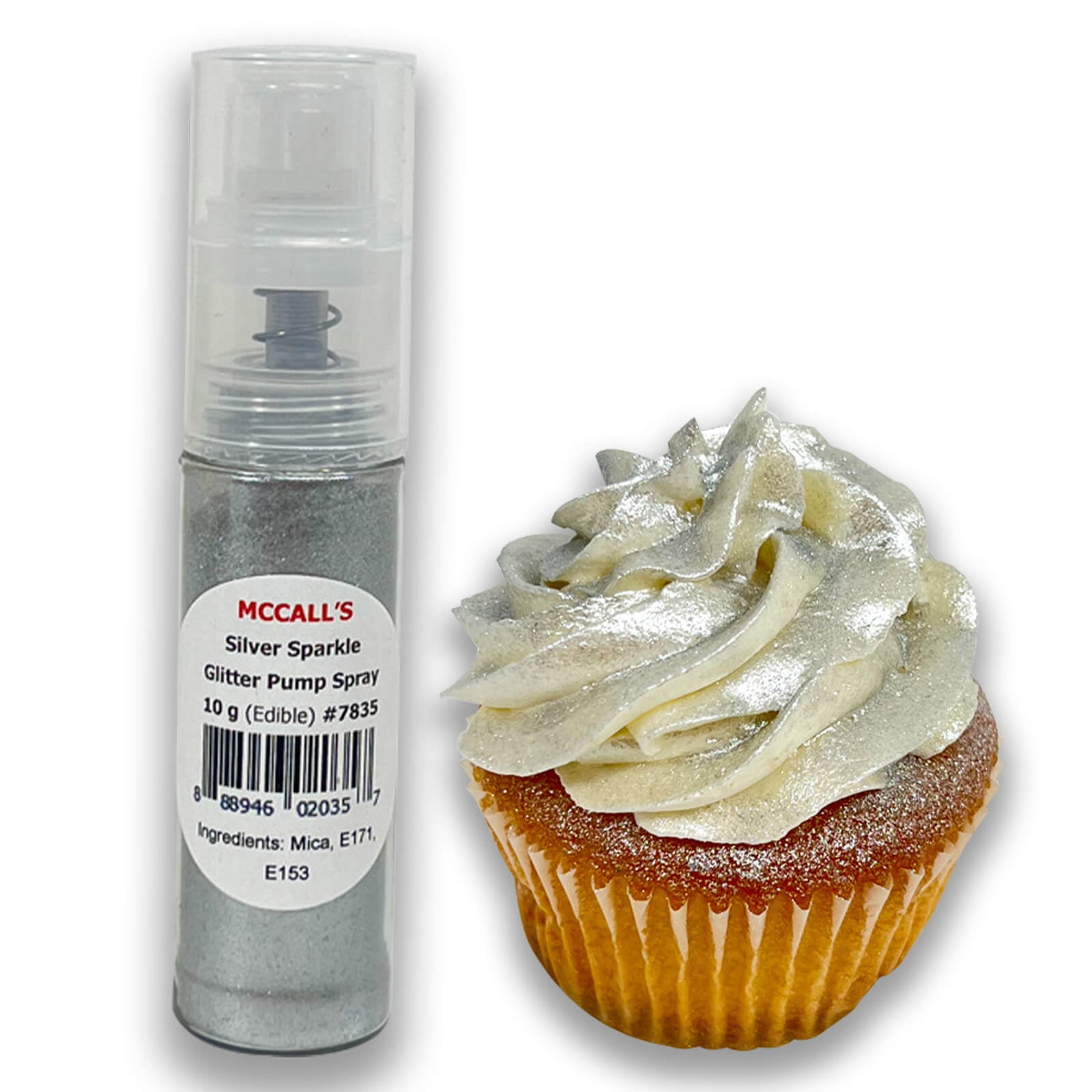 GLITTER PUMP SPRAY SILVER SPARKLE 10 g - Walmart.com