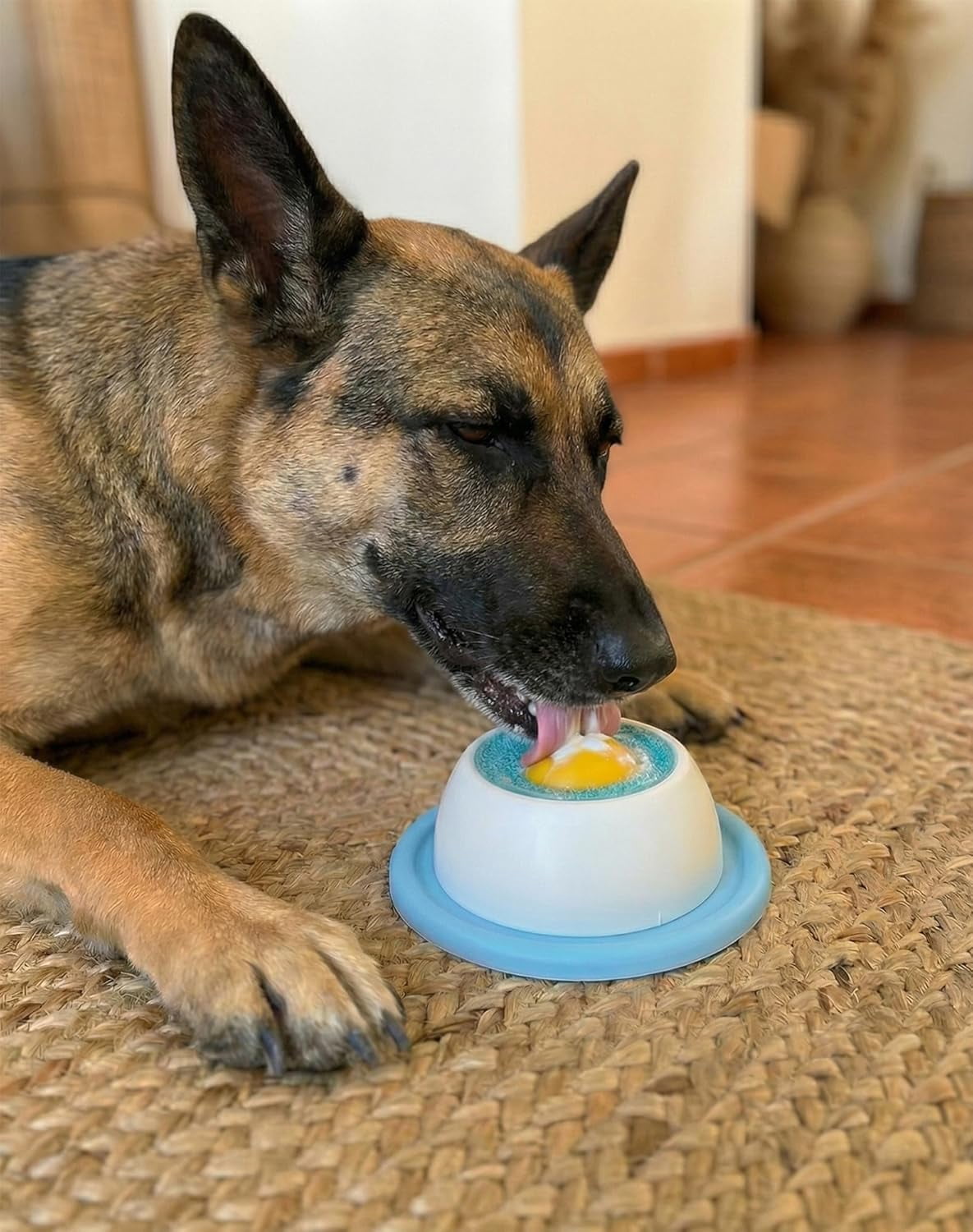 GLLWDML Lick Sphere - Canine Anxiety Relief Bowl with Rotating Slow ...