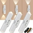 GLLWDML Rechargeable Smart LED Motion Sensor Ambient Light, USB Type-C Charging Smart Sensor ...