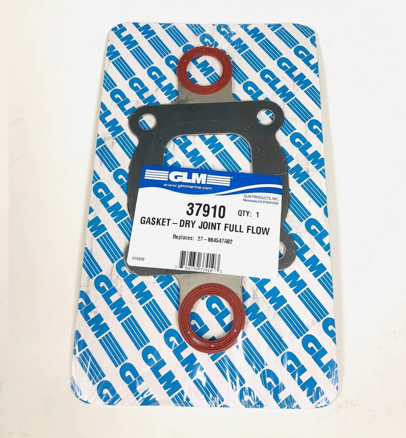 GLM Marine Exhaust Elbow Riser Gasket Dry Joint Compatible with OEM ...