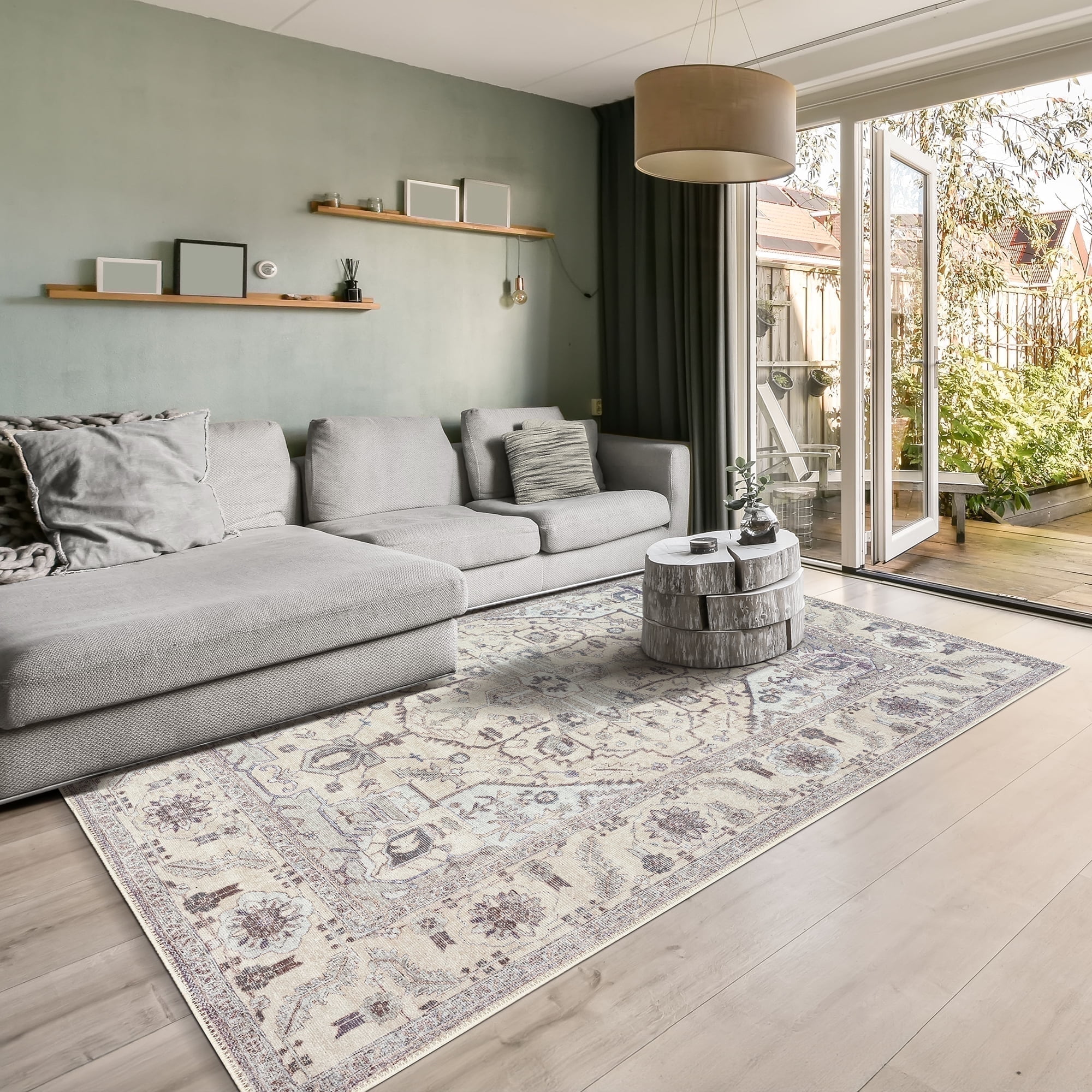 GLN Rugs Cyrene - Indoor, Machine Washable Area Rug 3'x5' Moroccon ...