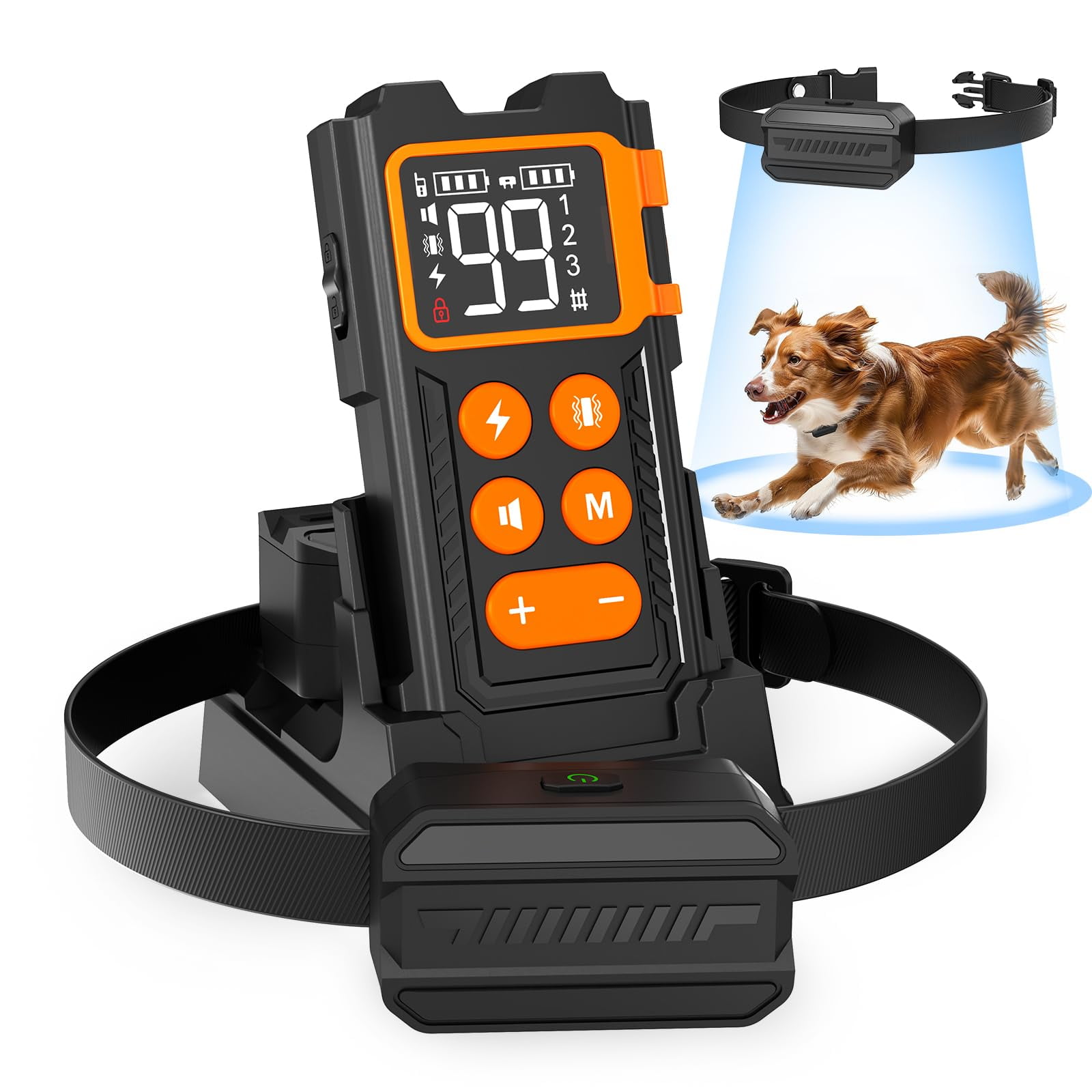 GLNHUR Wireless Dog Fence with Collar, Wireless Dog Fence System ...