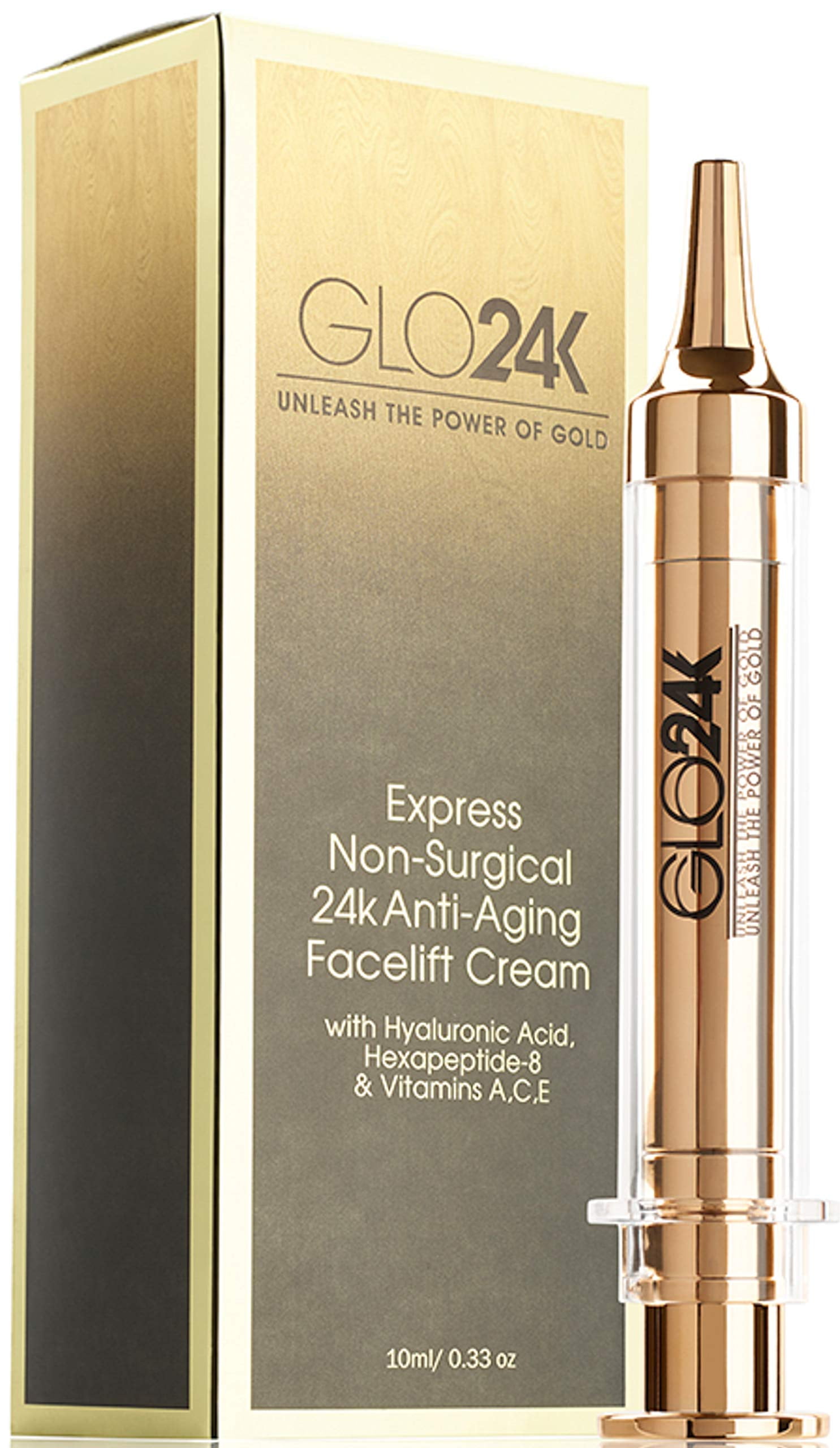 GLO24K Instant Facelift Cream MSF2 with 24k Gold, Hyaluronic Acid ...