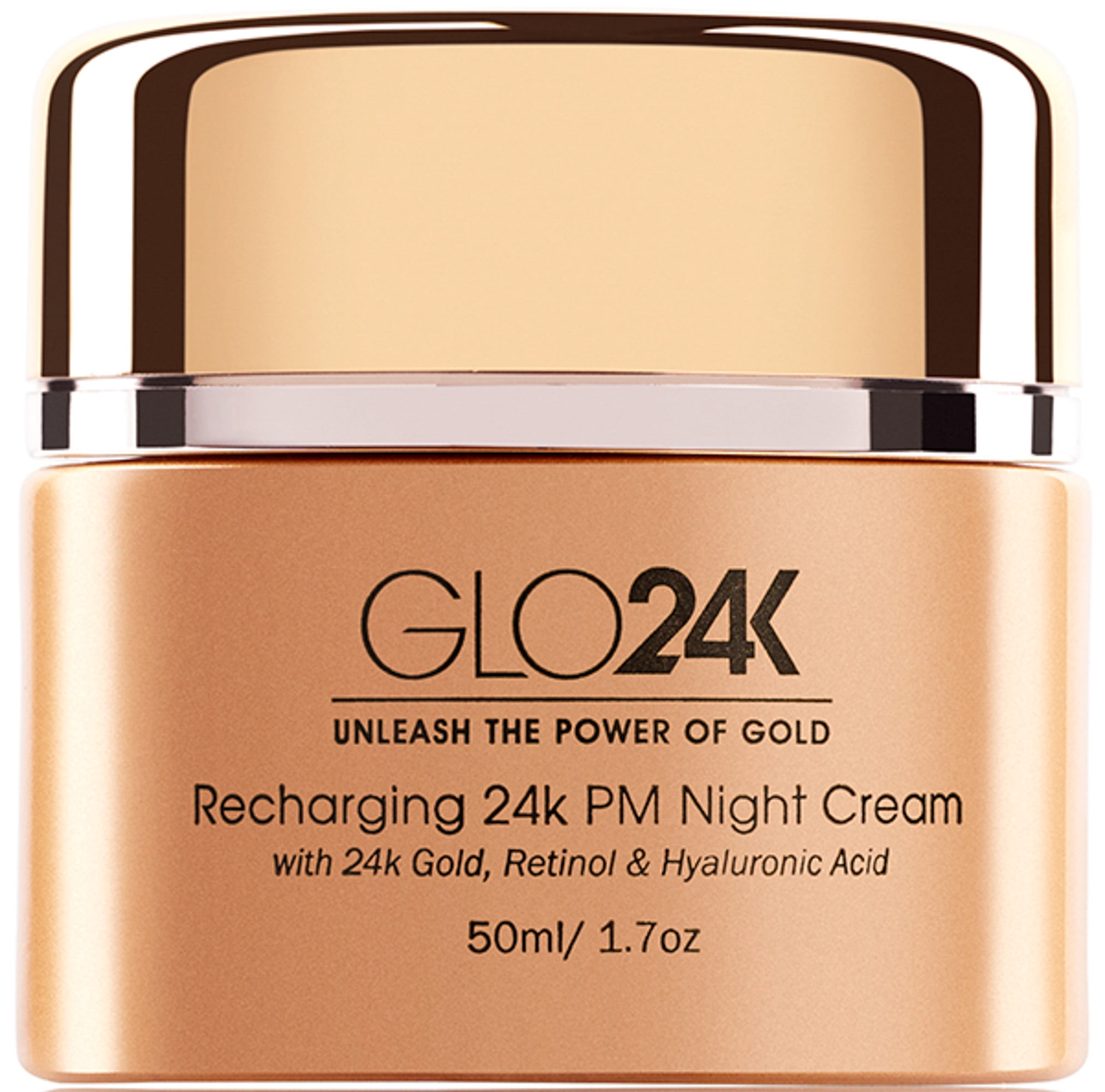 GLO24K Recharging 24K PM Night Cream - Walmart.com