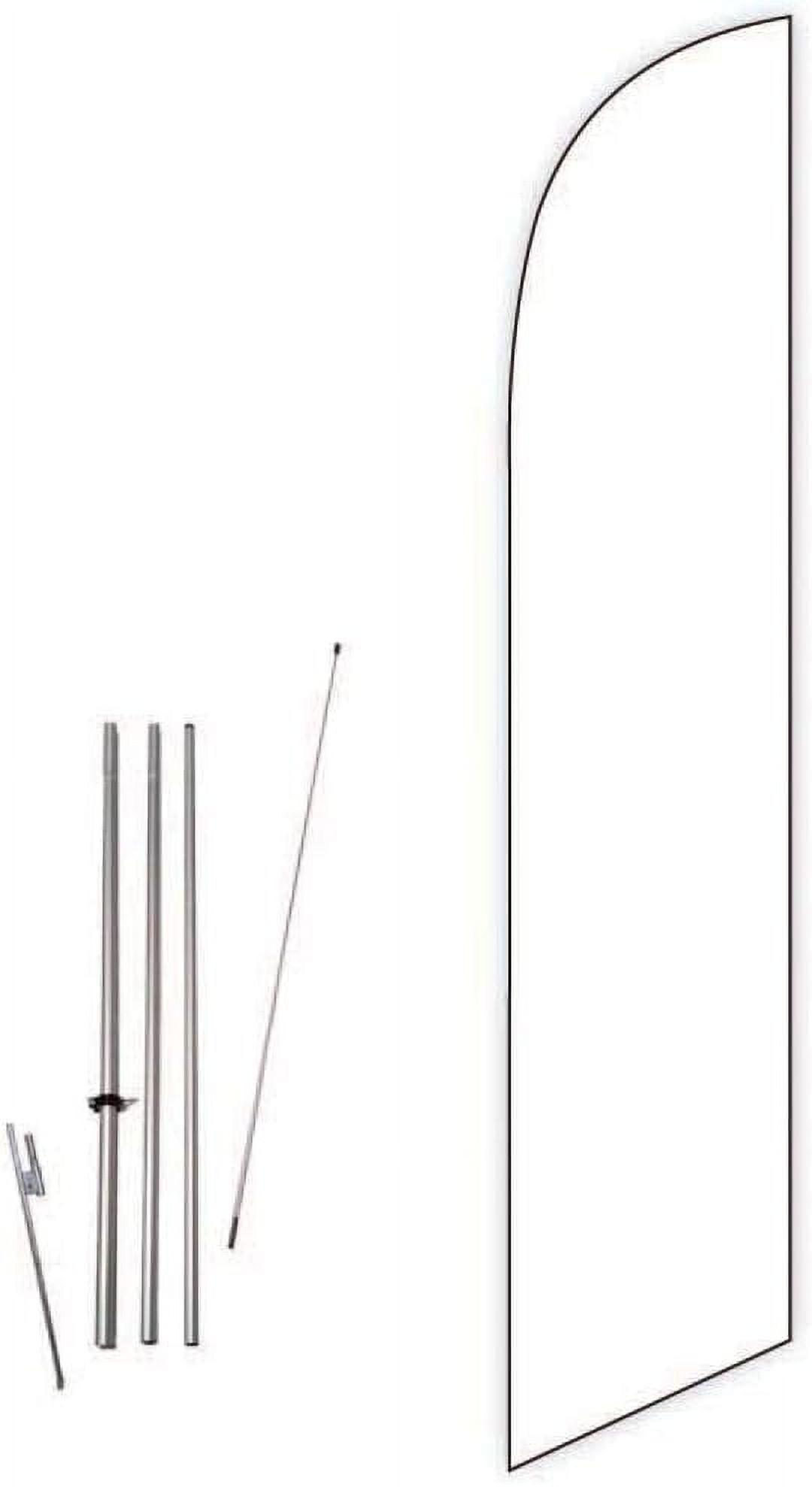 GLOBAL ADVERTISING SOLUTIONS Solid Color And Checkered Feather Flag Eye ...