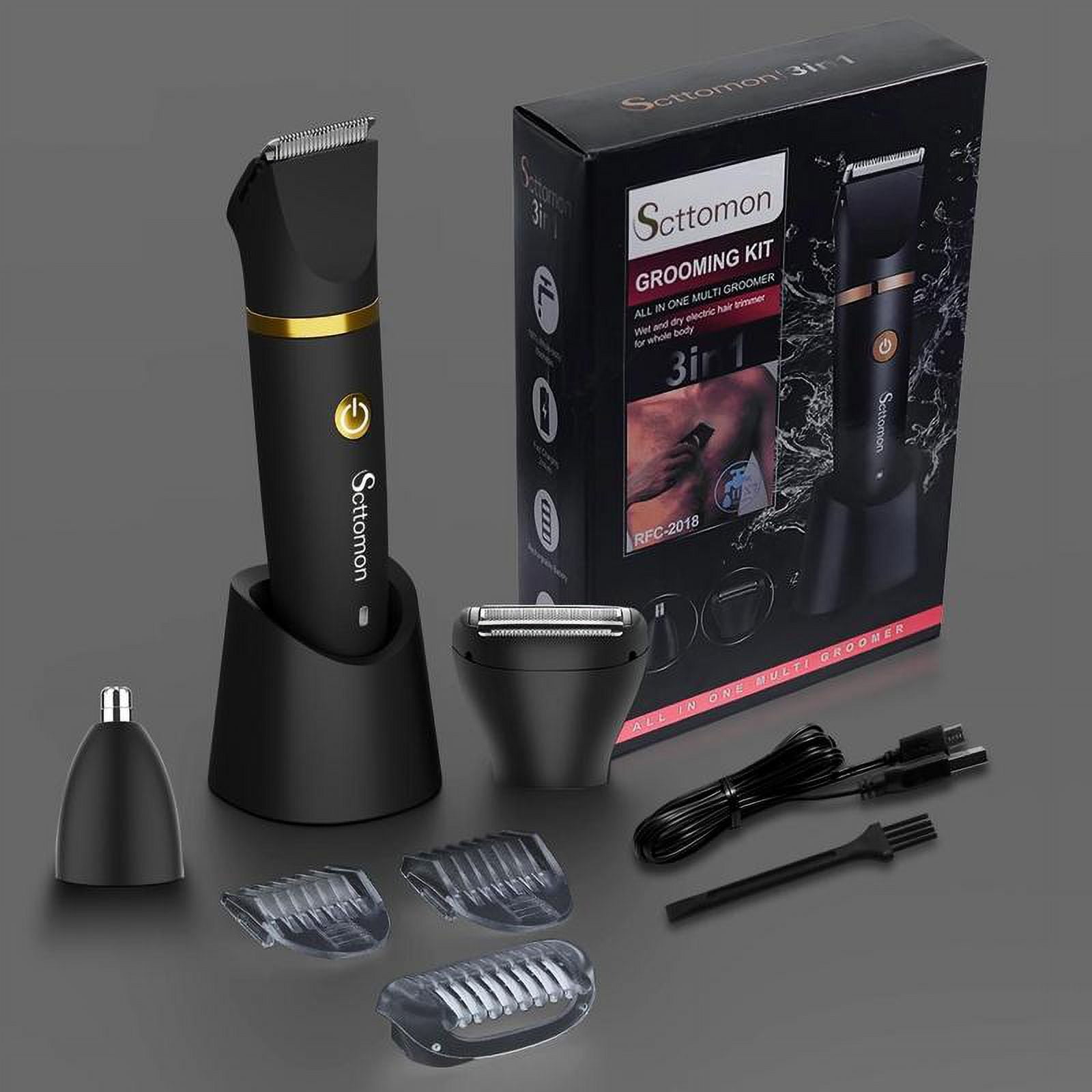 GLOBAL PICK 3 in 1 Electric Body Hair Trimmer Mother's Day Gift ...