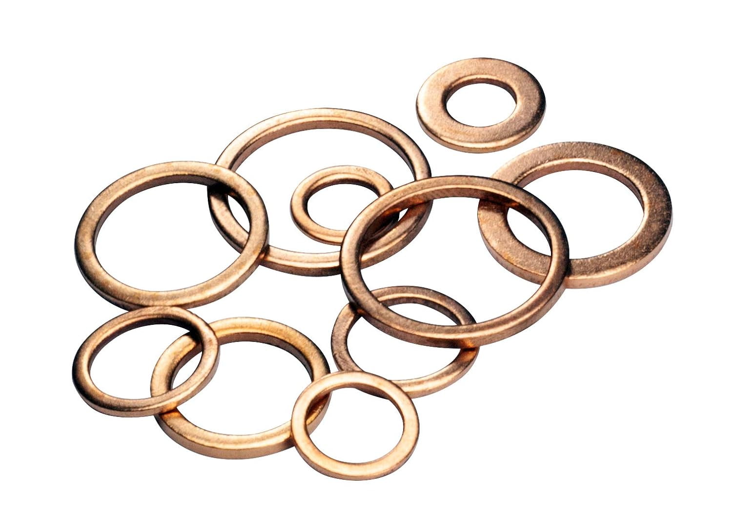GLOBOMOTIVE Copper Sealing Washers 48x54x20 Copper Washer 50 - Walmart.com