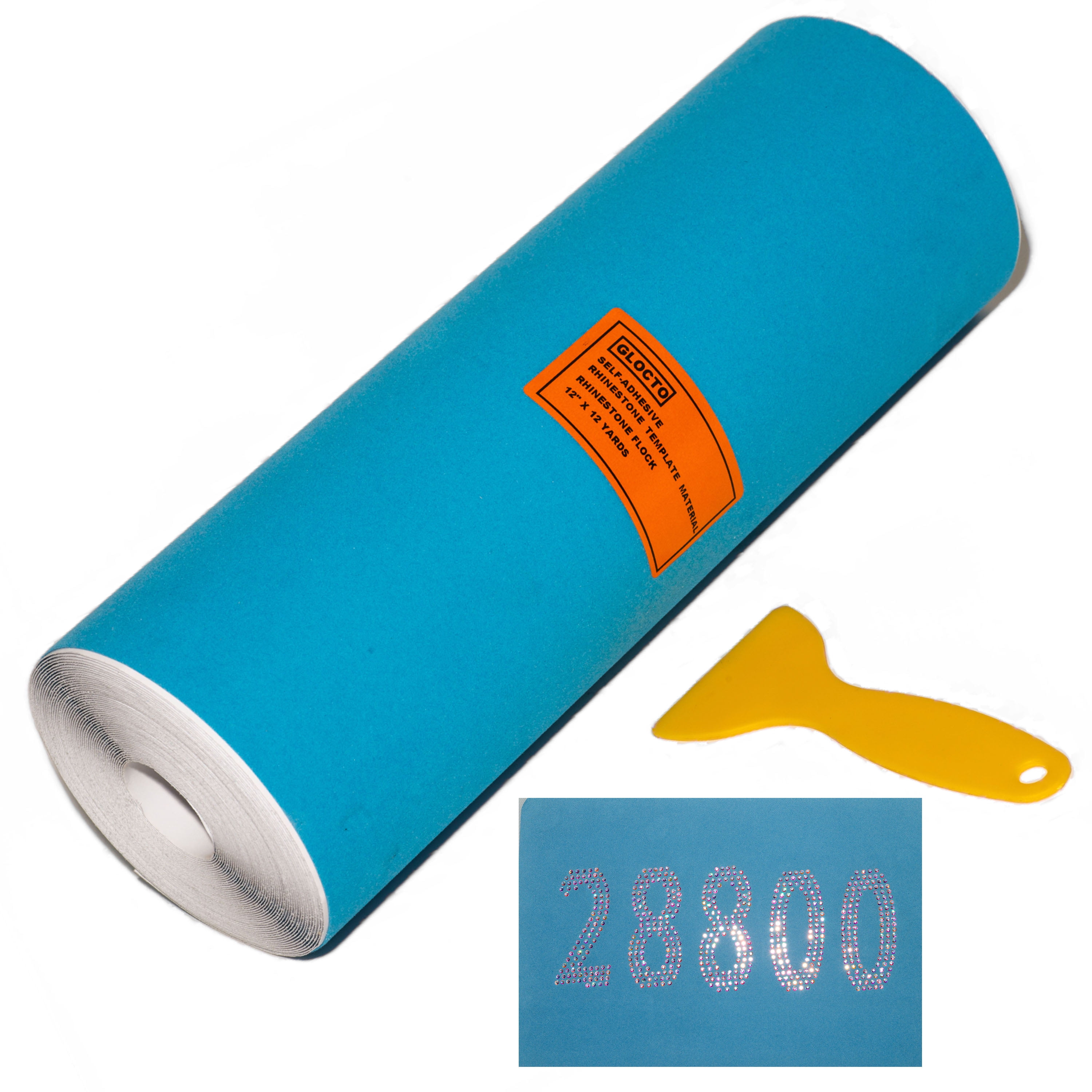 GLOCTO Magic Flock Plus Rhinestone Template for Cameo, Cricut Machines ...