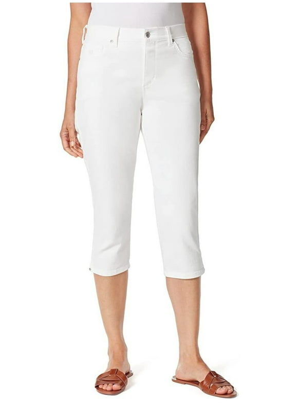 Gloria Vanderbilt White Capris