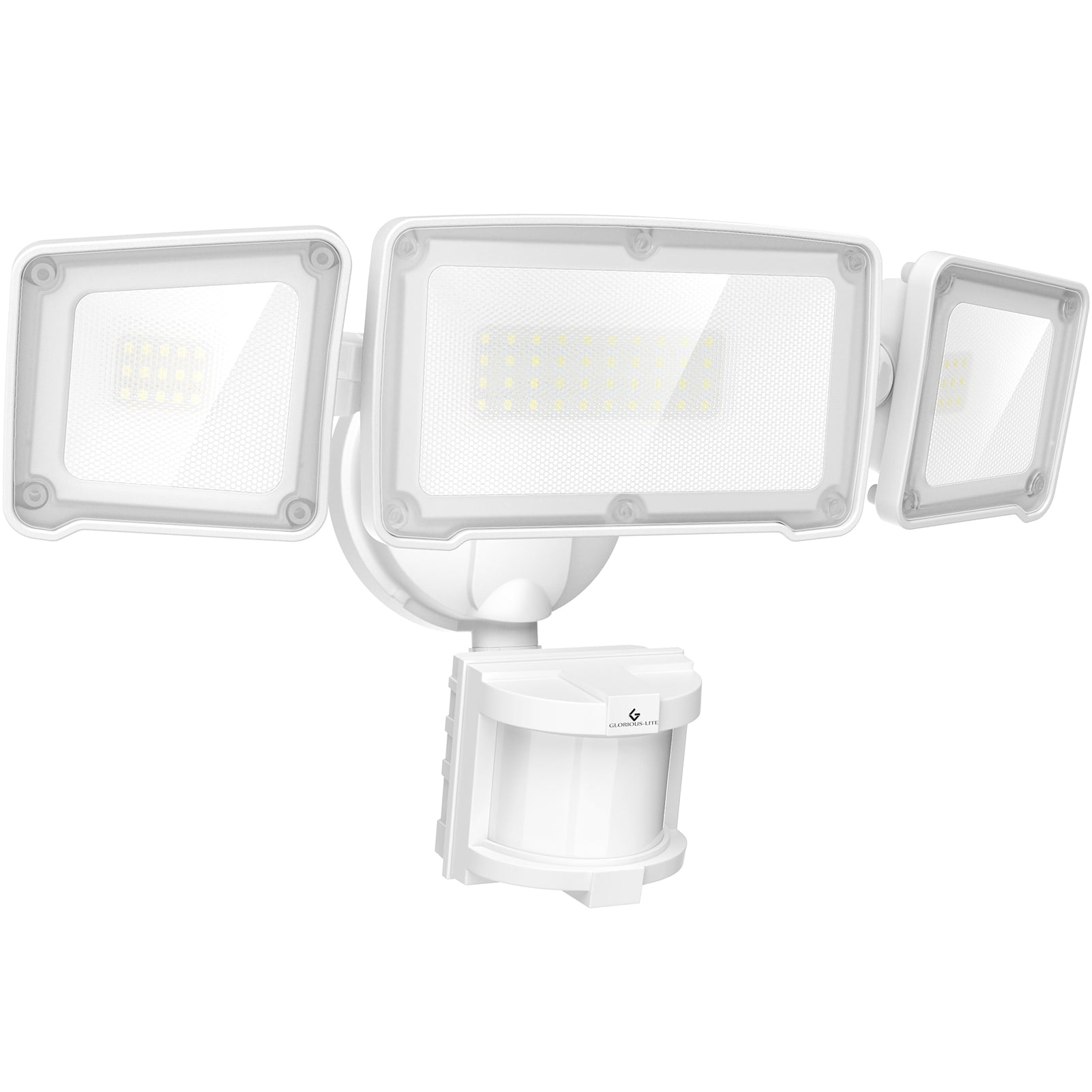 GLORIOUS-LITE 35W LED Security Lights, Outdoor Sensing Floodlight, 3 ...