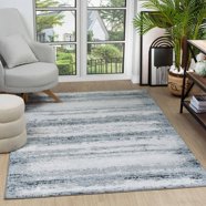 Glory Rugs Modern Abstract Area Rug 8x10 Grey Black Large Rugs for Home ...