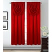 GLORY RUGS Window Panel with Attached Valance Curtain Bedroom Living ...