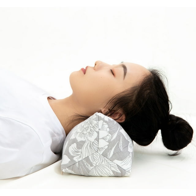 GLORY SEASON Buckwheat Neck Support Pillow Cervical Neck Cylinder ...