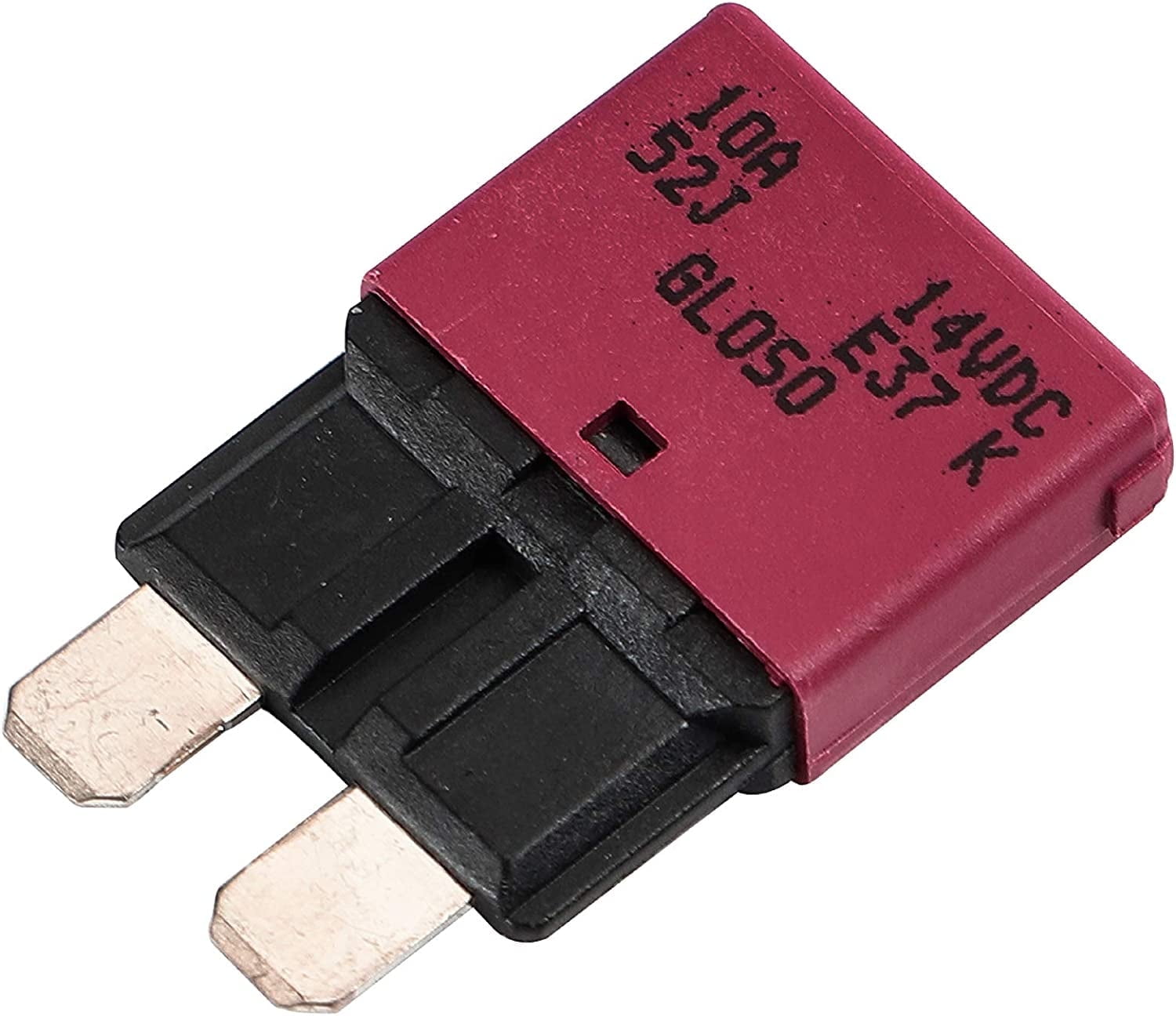 GLOSO E37 10A Low Profile ATC/ATO Circuit Breaker, Auto Reset (T1 ...