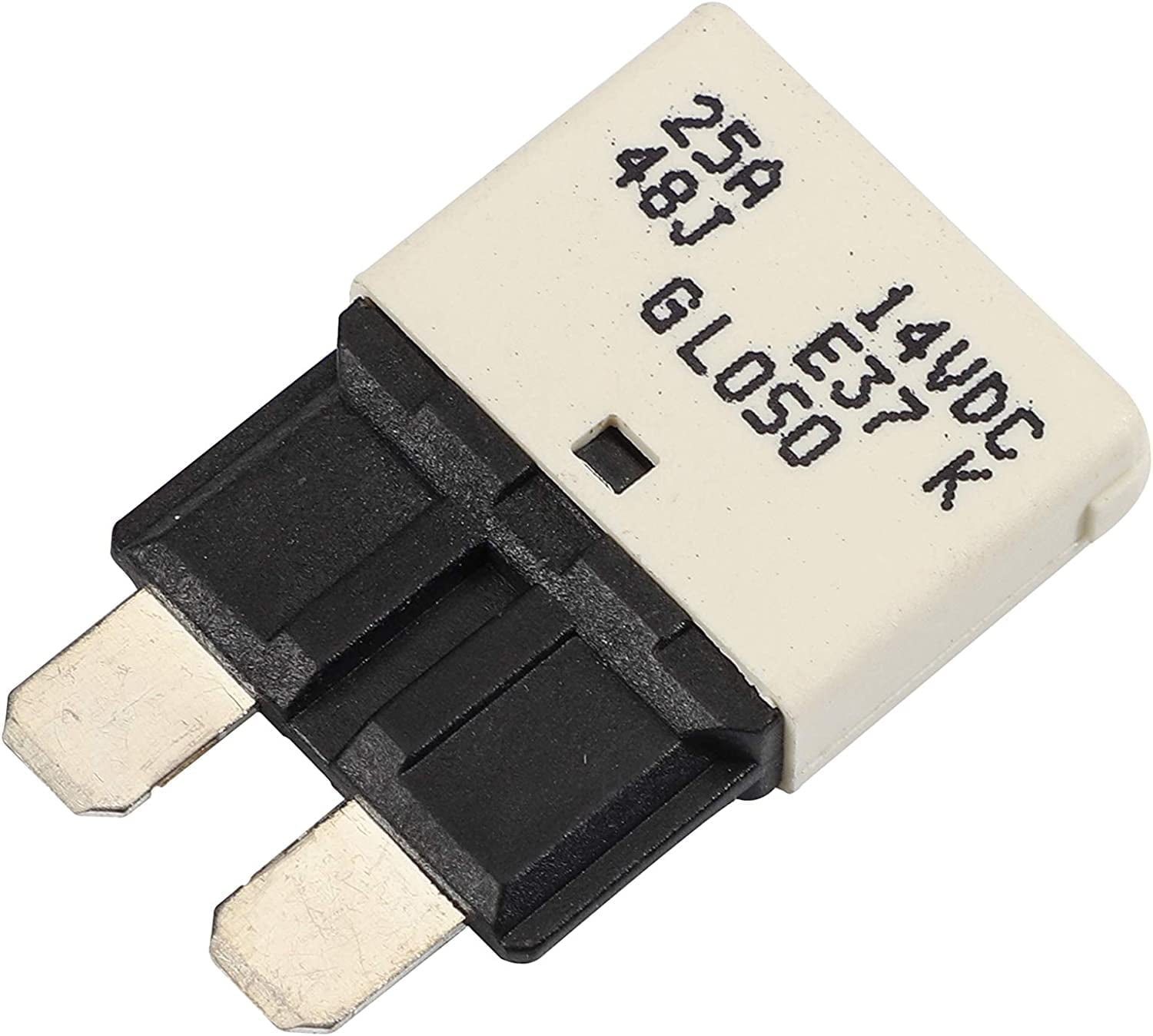 GLOSO E37 25A Low Profile ATC/ATO Circuit Breaker, Auto Reset (T1 ...
