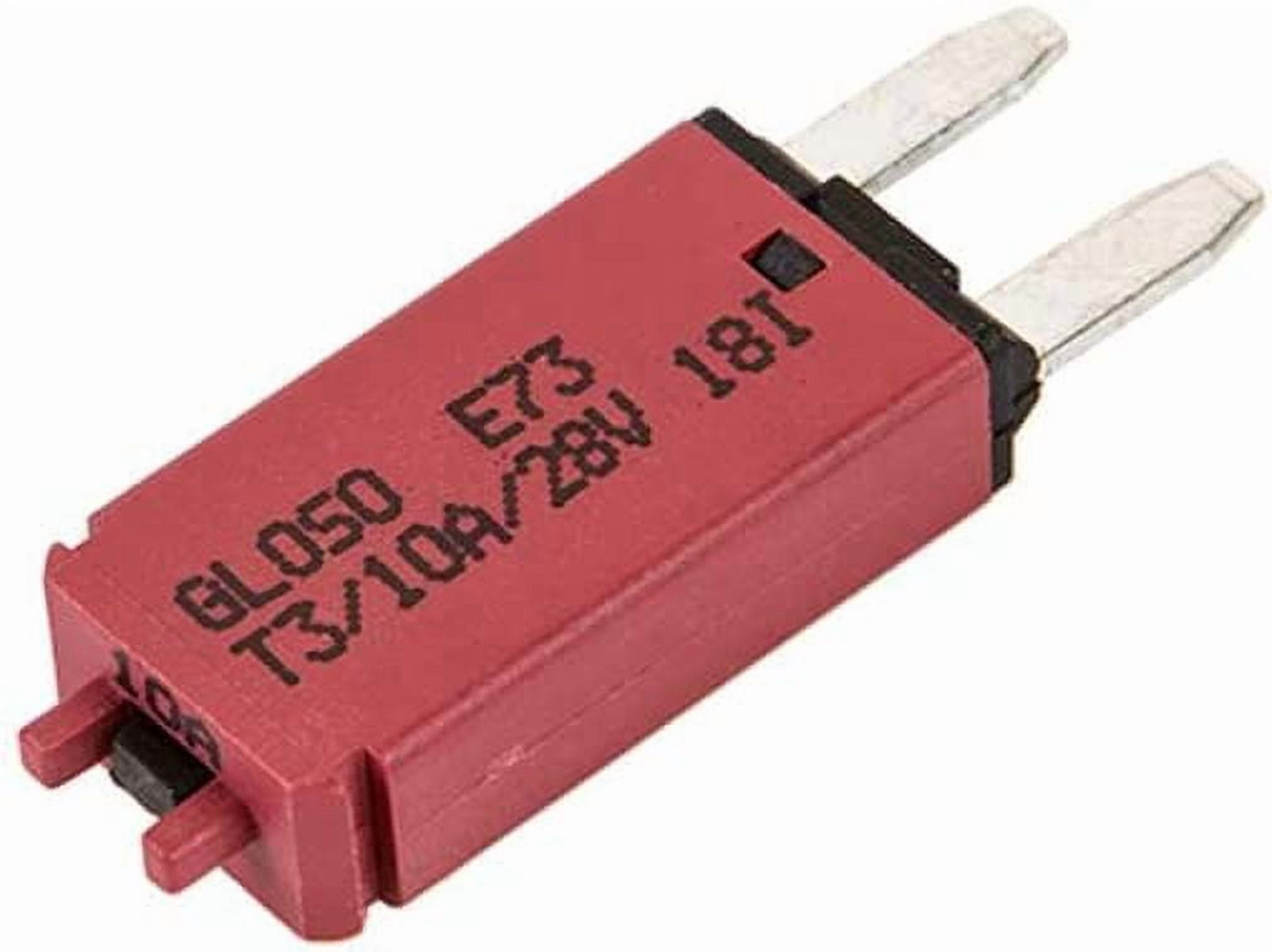 GLOSO E73 Mini ATM 10 Amp Circuit Breakers Manual Reset (T3) - 1 Pack ...