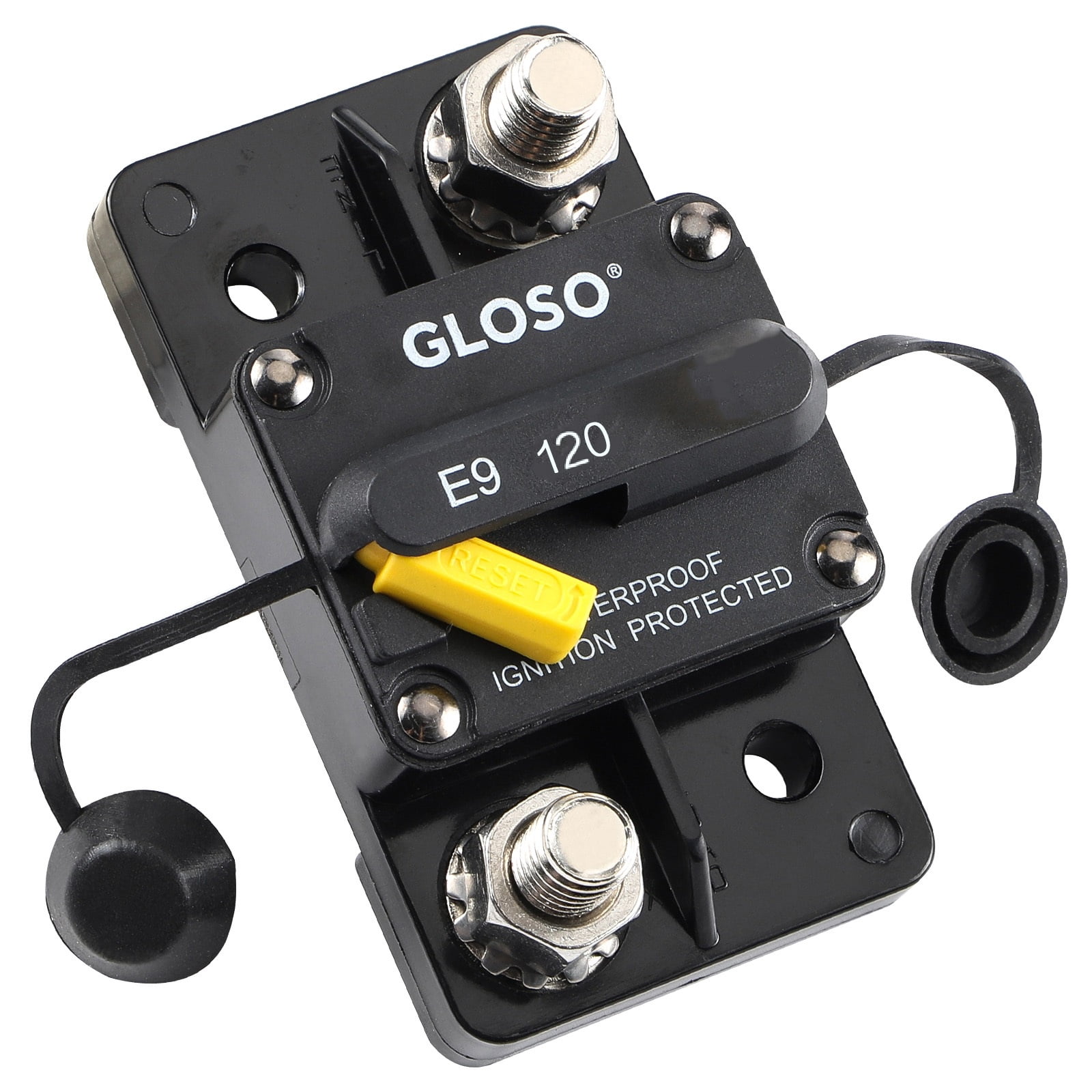 GLOSO E92 Hi-Amp Thermal Circuit Breaker, Surface Mount, Manual Reset ...