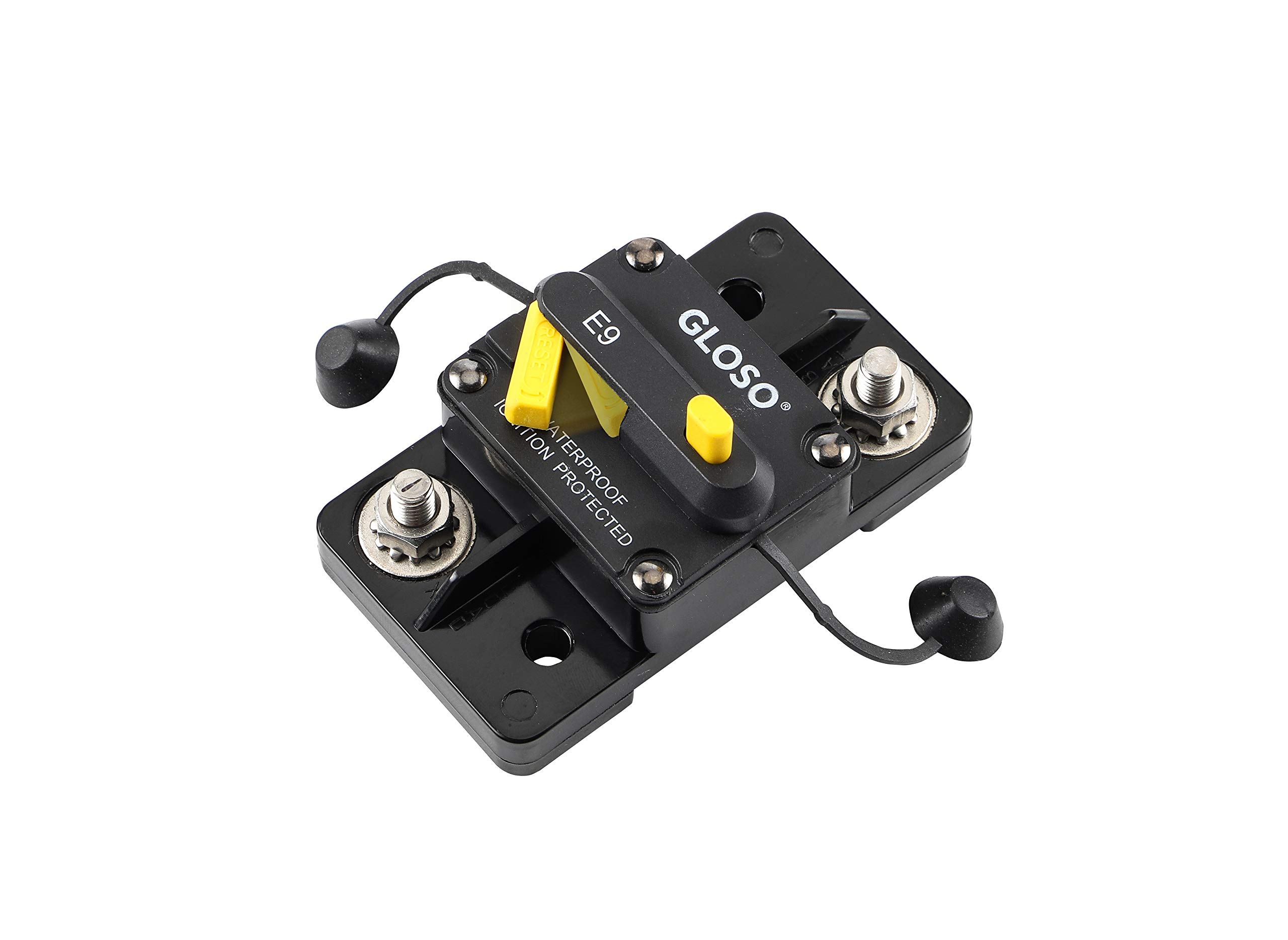 GLOSO E93 25A Circuit Breaker, Surface Mount, 1/4" Diagonal Stud ...