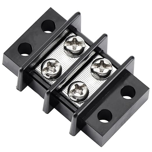 GLOSO Terminal Block TBC, Marine-grade, Double Row Stainless: 2 poles ...