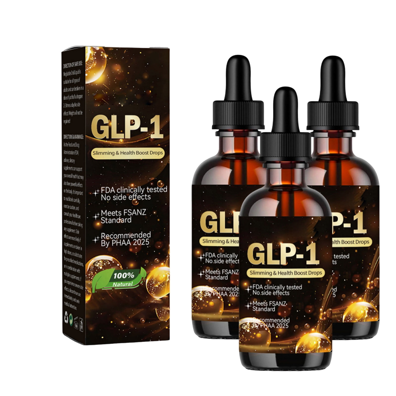 GLP-1 Herbal Oral Liquid, Natural Advanced Body Care Liquids Drop ...