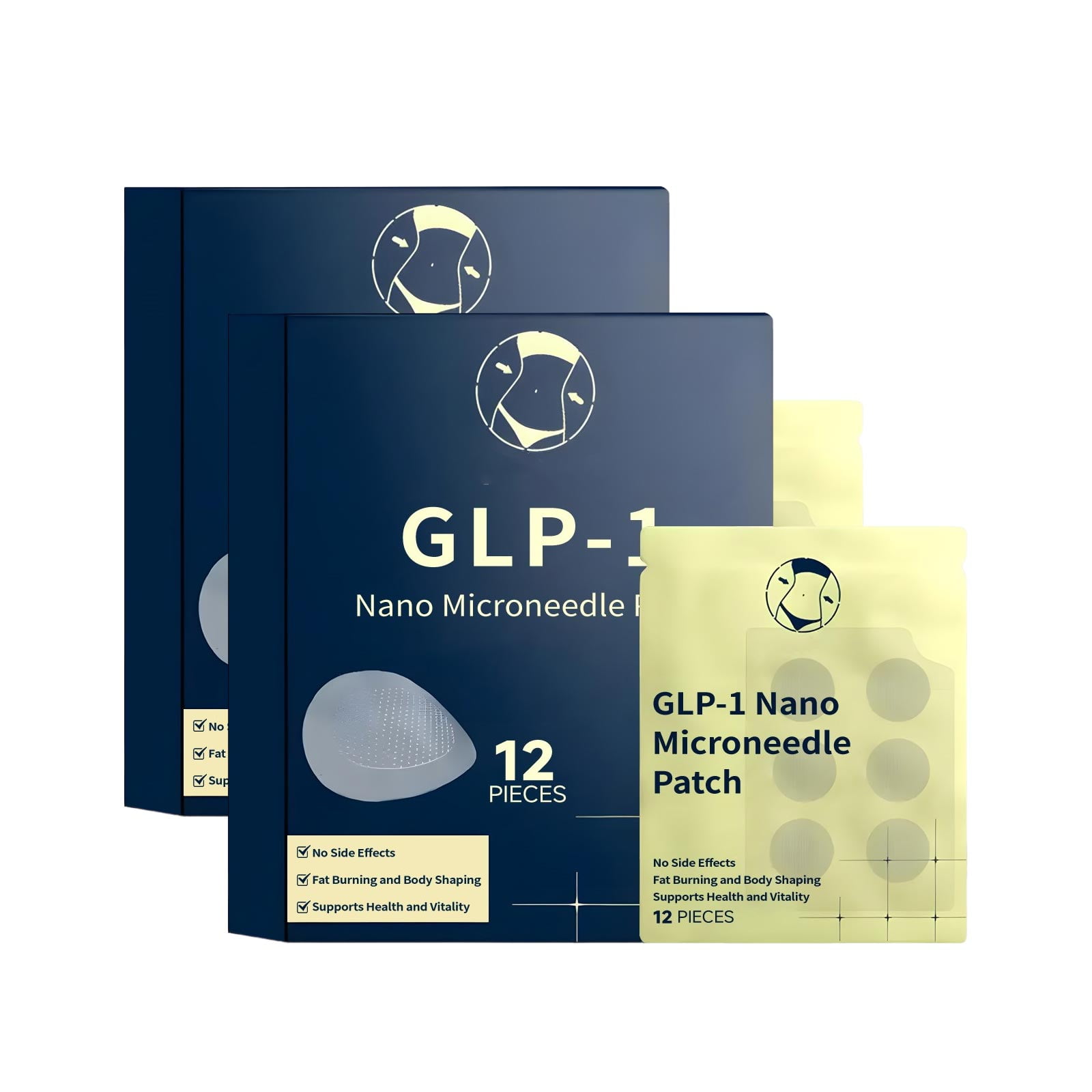 GLP-1 Nano Micro-needle Patch, 2025 New Upgrade, Natural Formula (2Box ...