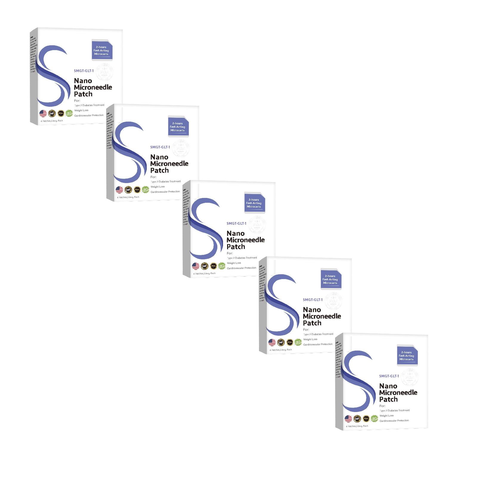 GLP-1 Nano Patch Firming Body Shaping Care Patch, GLP 1 Microneedle ...