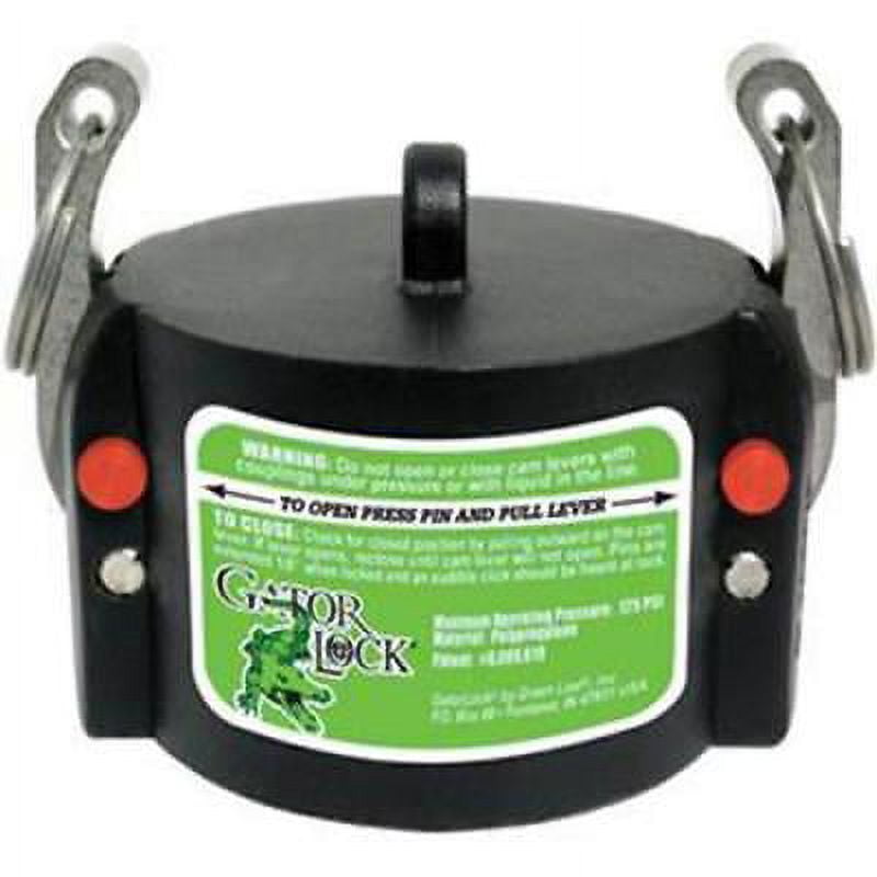 GLP 300 CAP Green Leaf Gator Lock Cam Lever Male Adapter Cap - Walmart.com