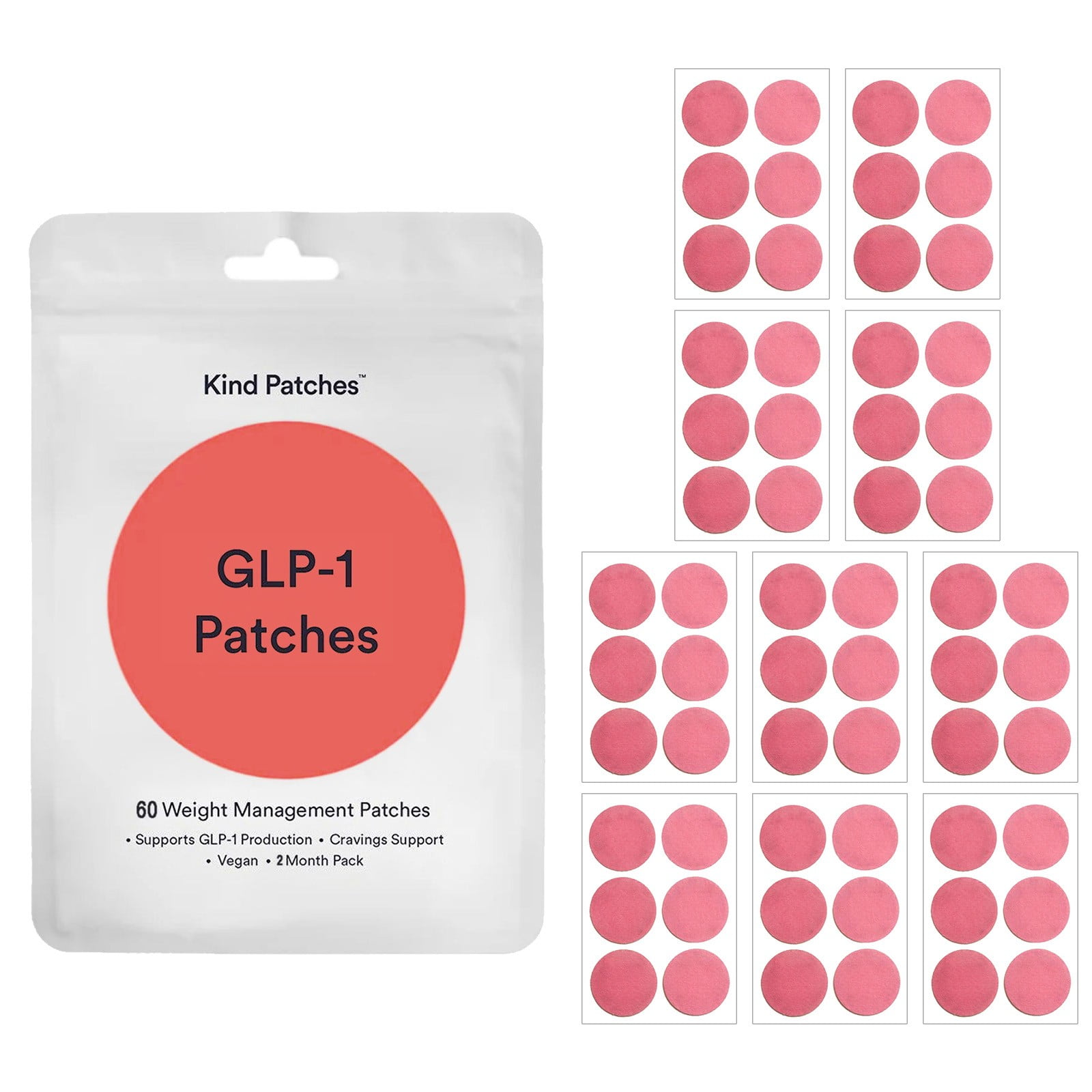 GLP Kind Patch, Natural Ingredients, Wellness Patches - Walmart.com