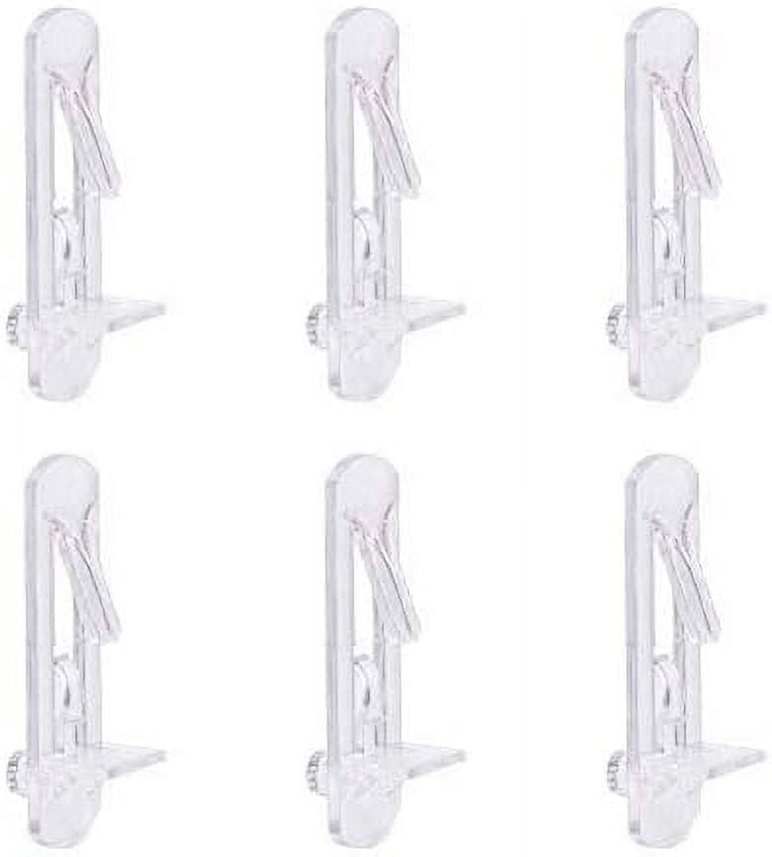 GLQGS 30 Pack Shelf Support Peg, Clear Plastic Cabinet Shelf Pins, Self ...