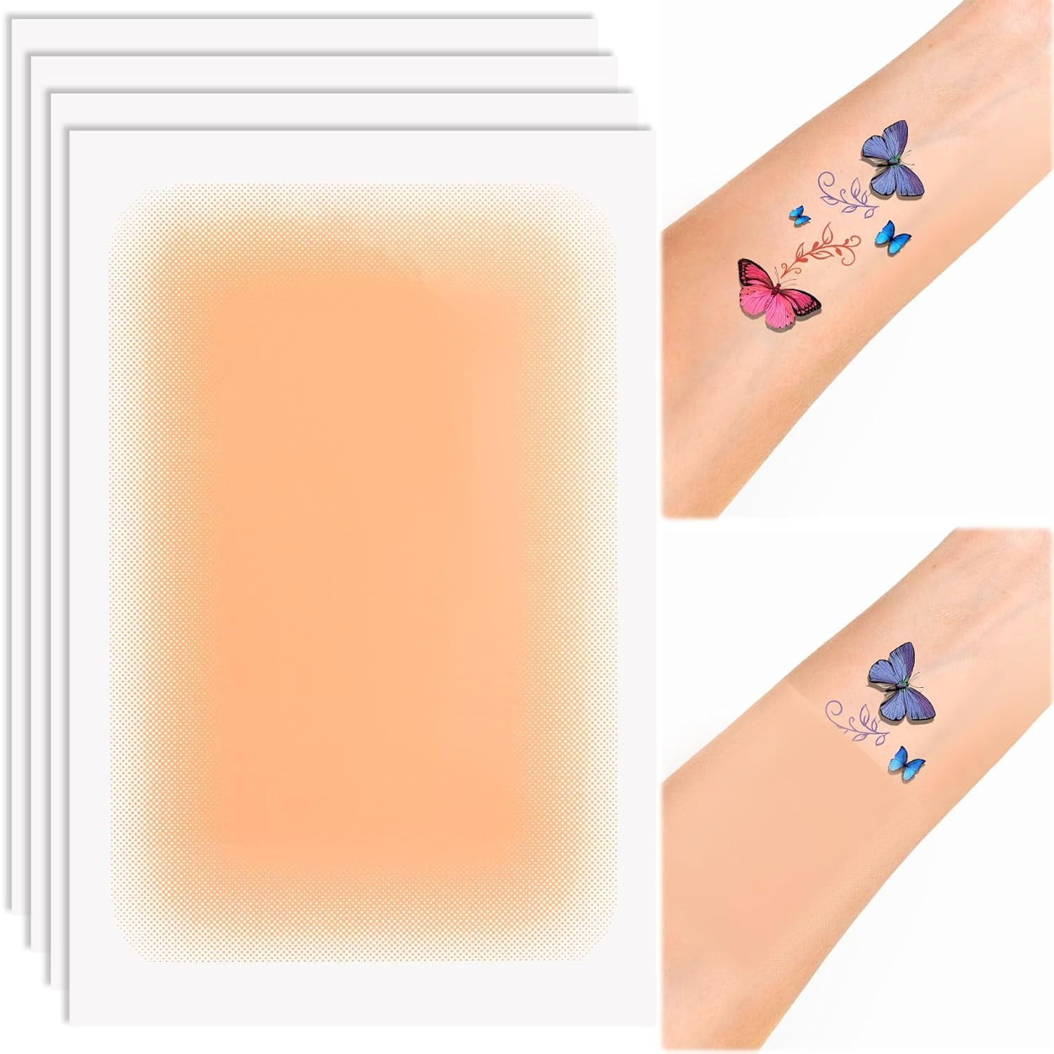 GLQGS Tattoo Cover Up Patch, Invisible Waterproof Scar Tape, Sweatproof ...