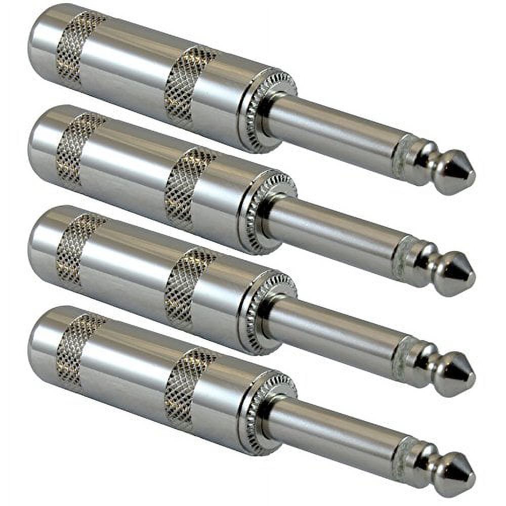 GLS Audio 1/4" Plugs for Speaker Cables, Patch Cables, Snakes - TS Male ...