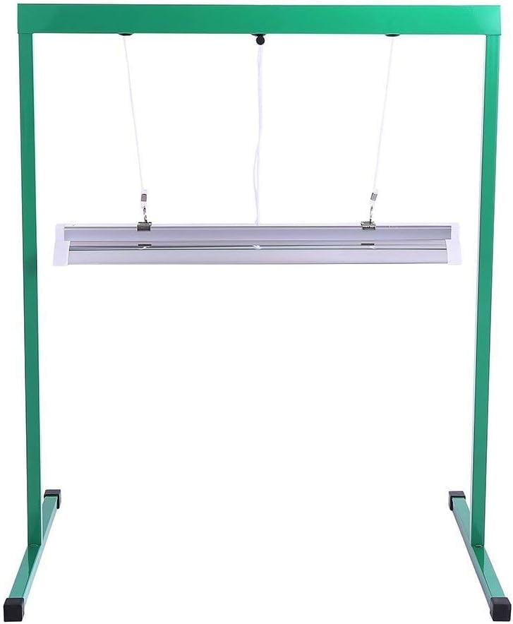 GLT5XX2 24W 2 Feet T5 Fluorescent Grow Light System with Stand Rack for ...