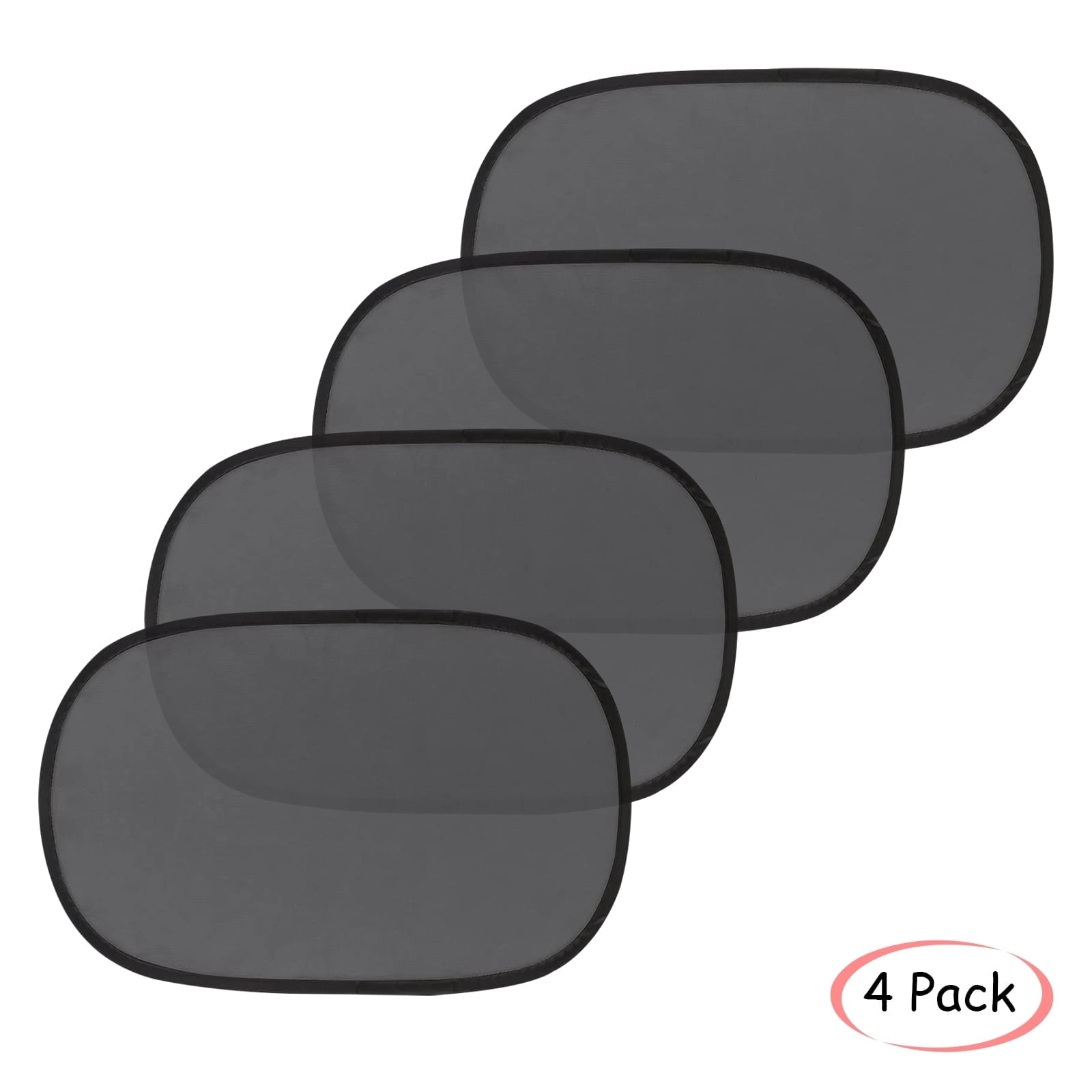 GLUAAE 4 Pack Car Window Sun Shade, UV Rays and Heat Protection, 20" x ...